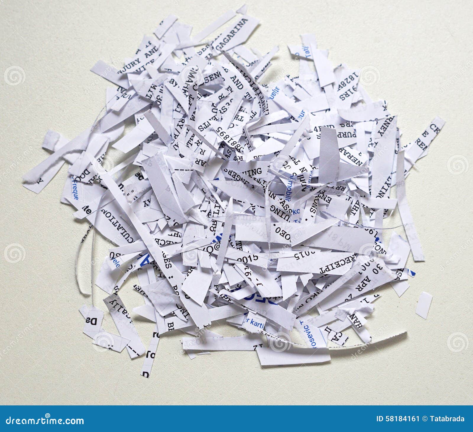 Shredding stock image. Image of identity, mail, protection - 58184161