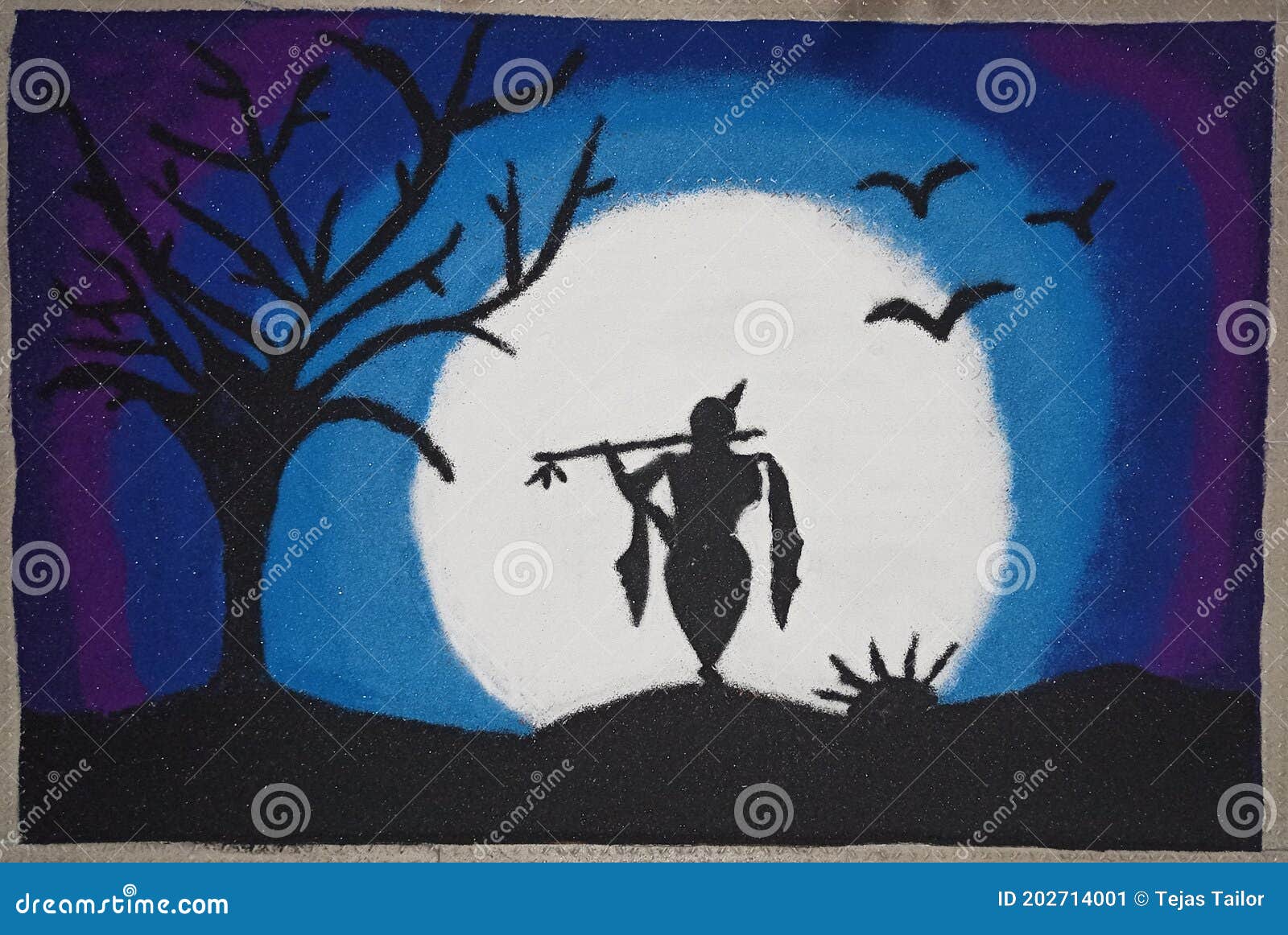 Shree Krishna Rangoli on Diwali Stock Image - Image of krishna, design ...