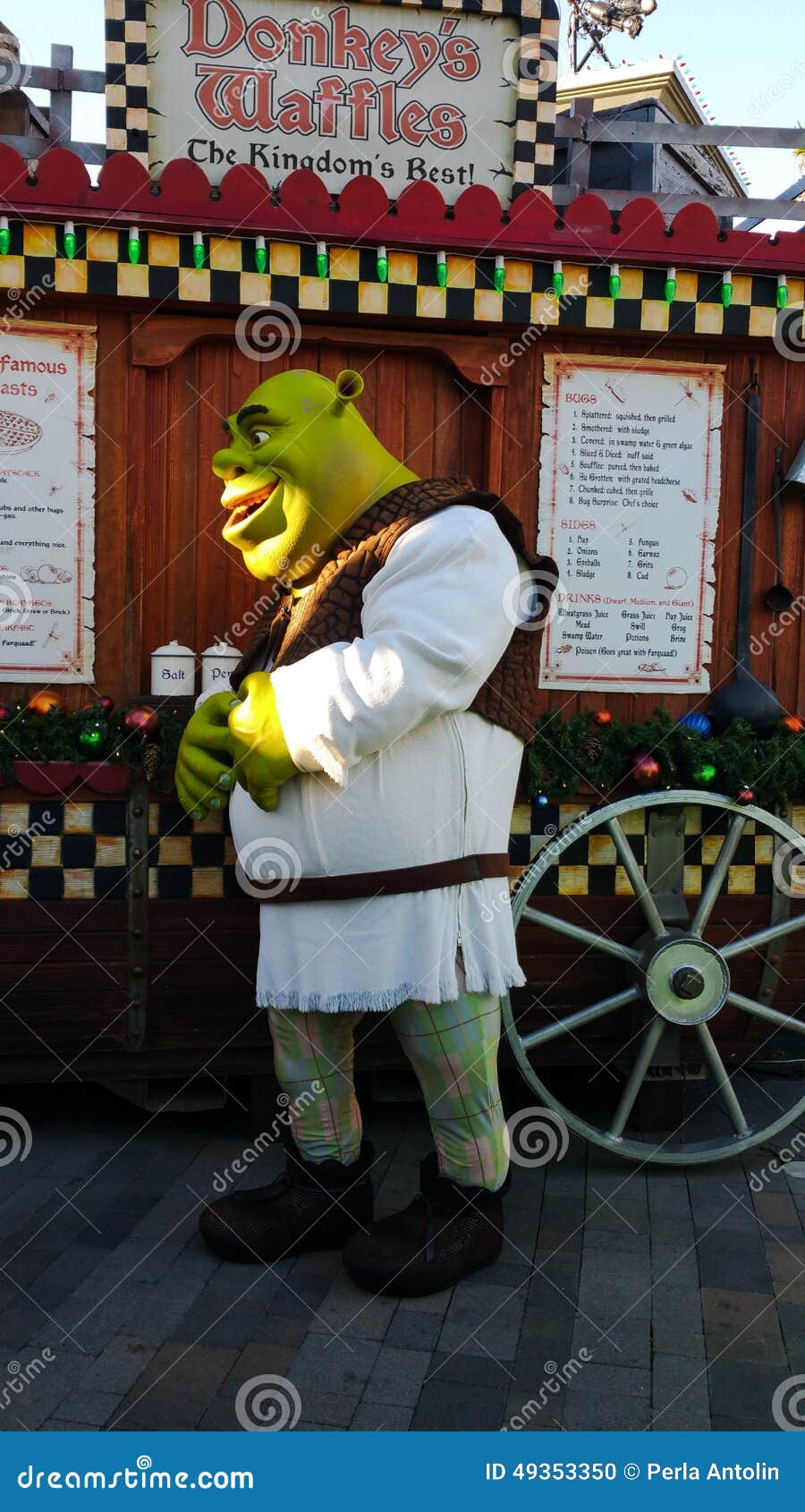 Shrek Life-size Figure Lying In Amusement Miniature Park, Antalya ...
