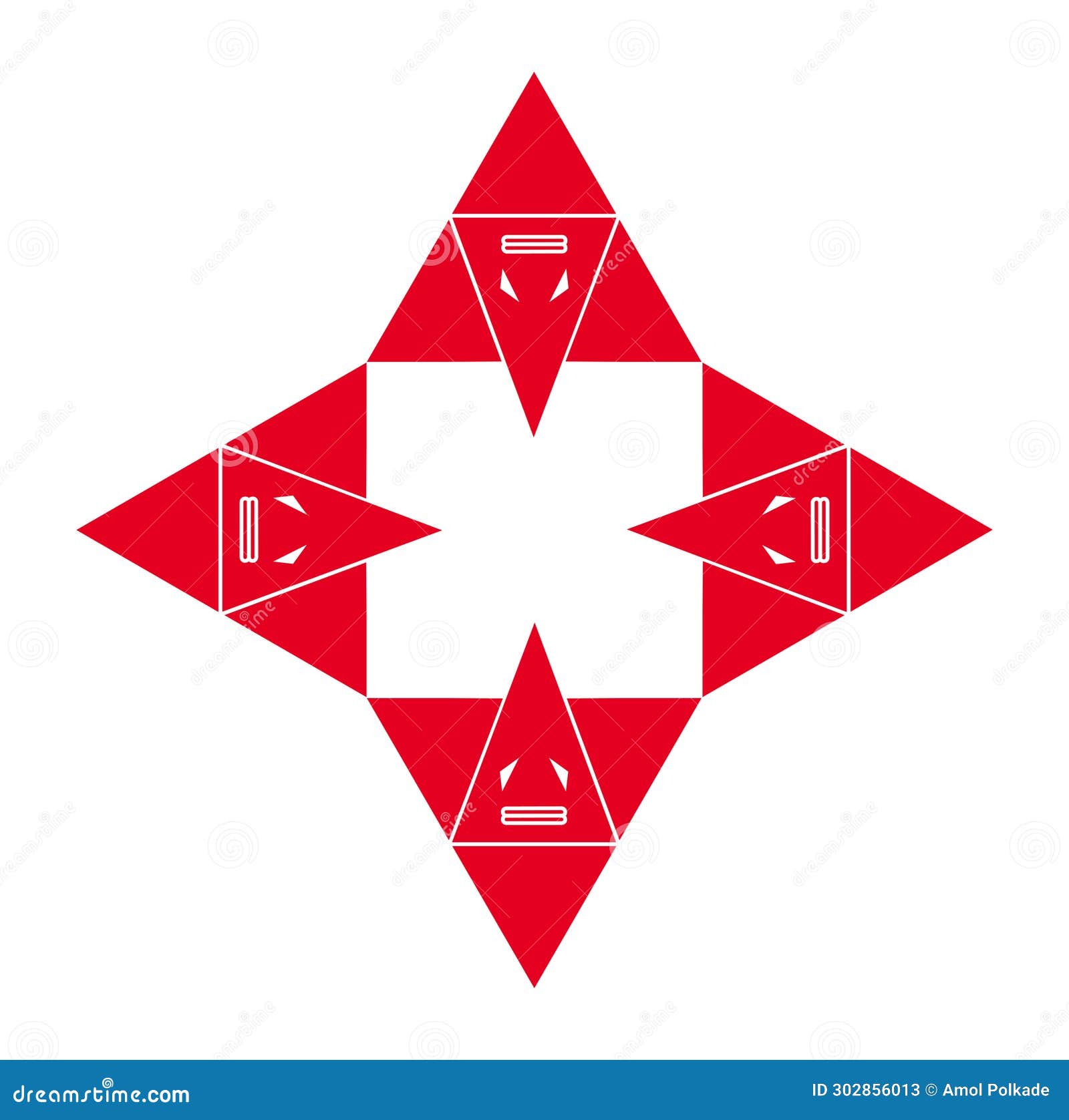 Shri Ganesha Vector Icon with Triangle Stock Vector - Illustration of ...