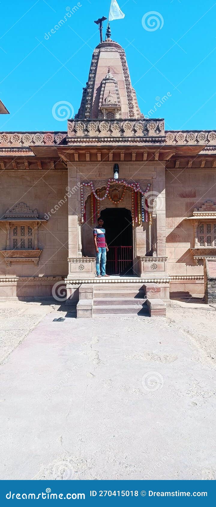 Shri Krishna Temple in Rajasthan India Editorial Stock Photo - Image of ...