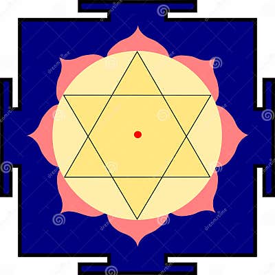 Shri Krishna-yantra stock vector. Illustration of dharma - 24485236