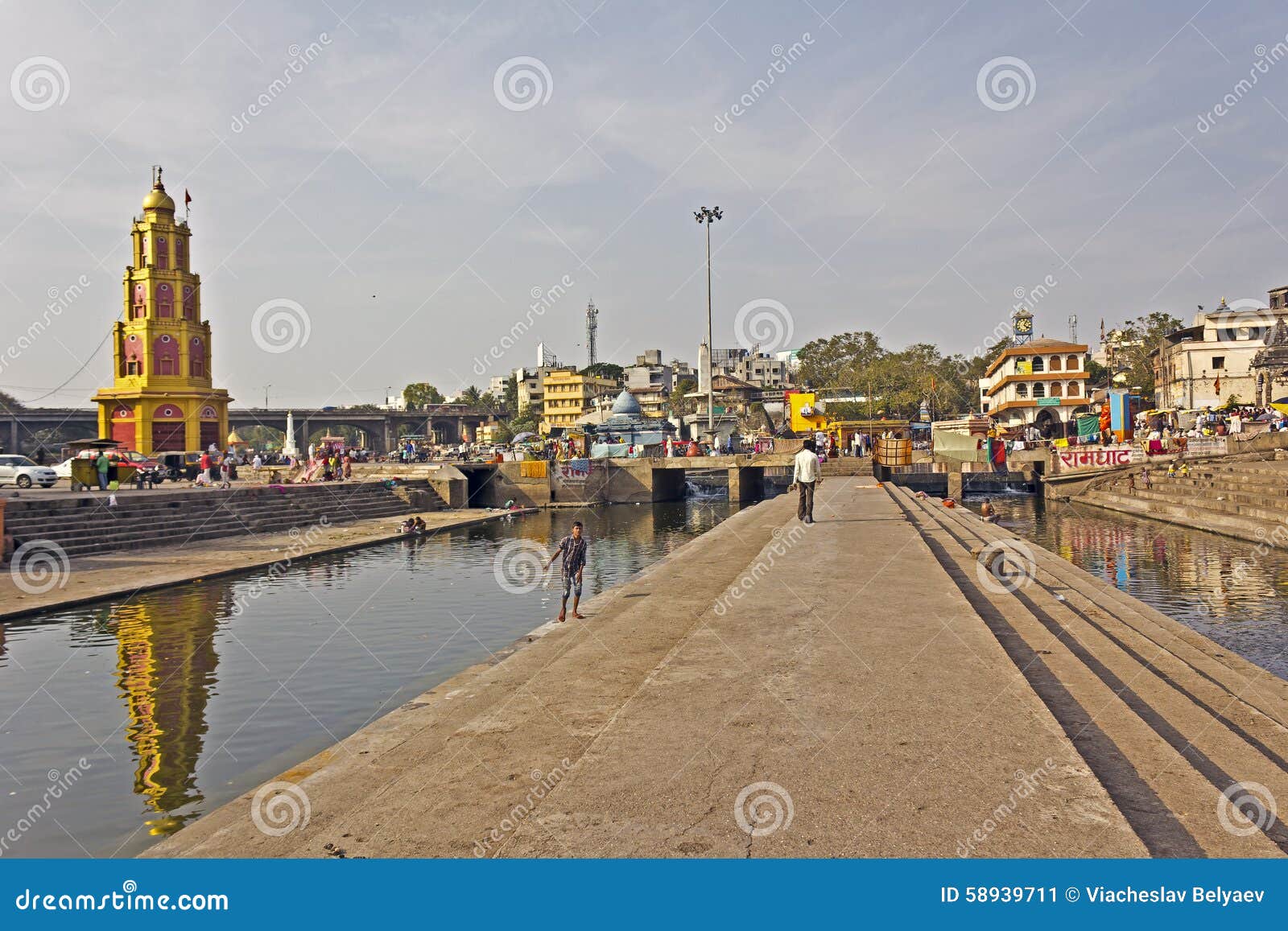 Shri Ramkund fotografia editoriale. Immagine di posto - 58939711