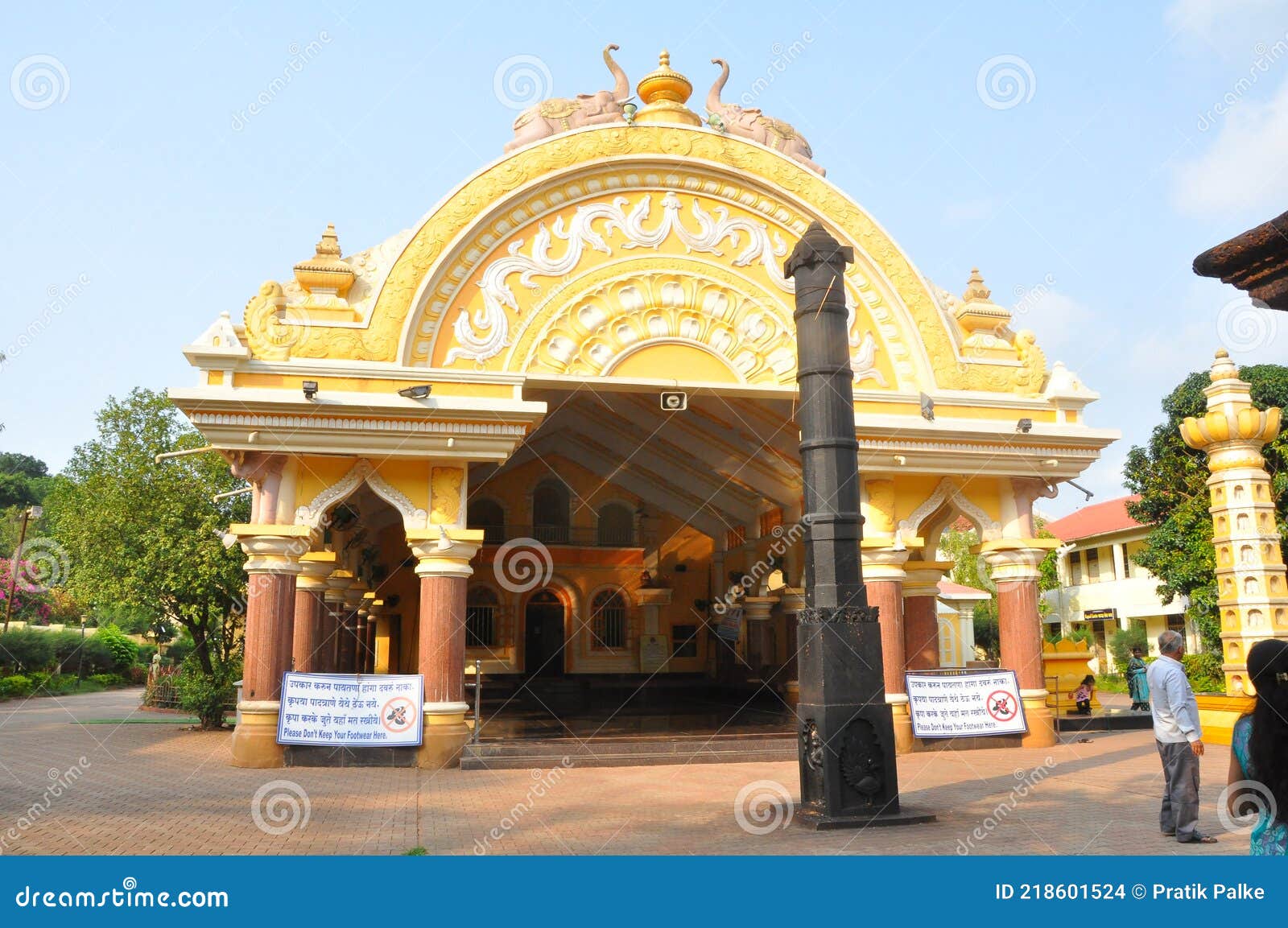 Shri Shantadurga Temple in Goa, India Editorial Stock Image - Image of ...