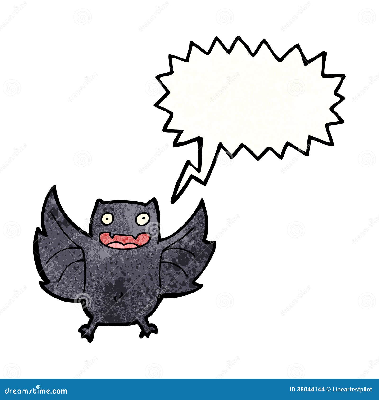 Shrieking bat cartoon stock vector. Illustration of speech - 38044144
