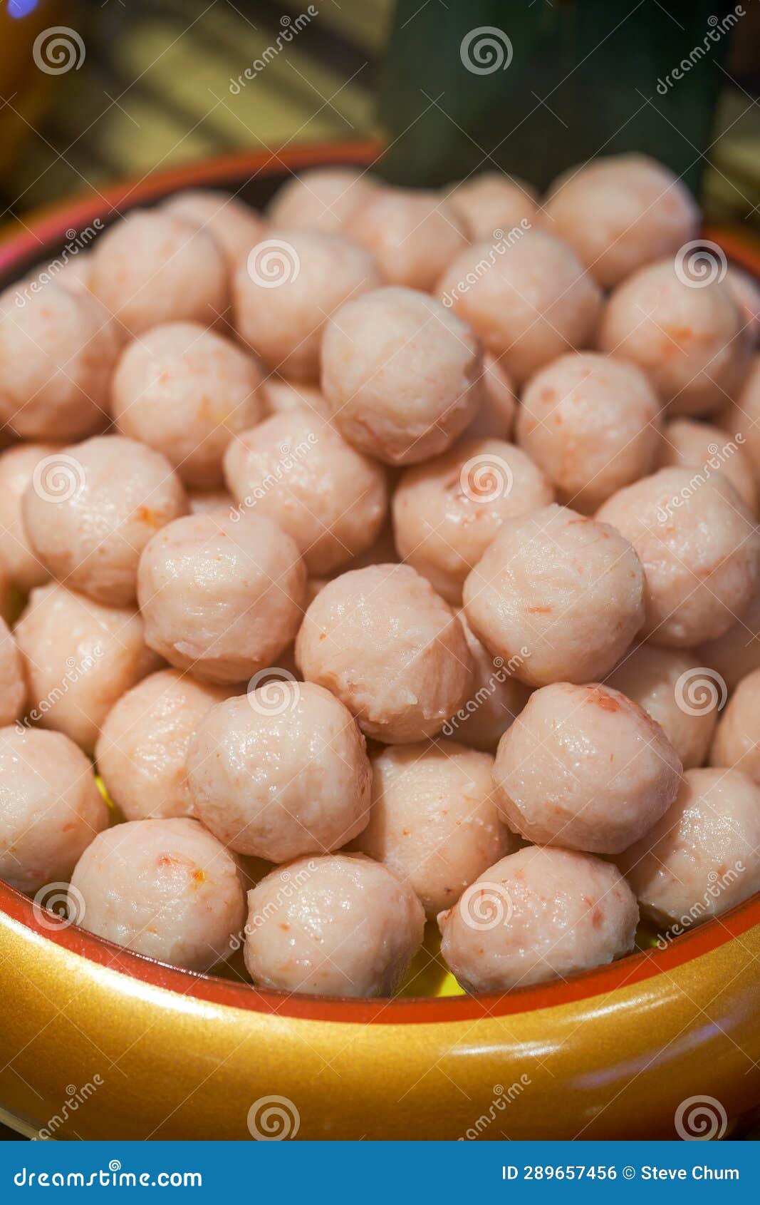Shrimp Balls for Hot Pot Close-up Stock Photo - Image of fish ...