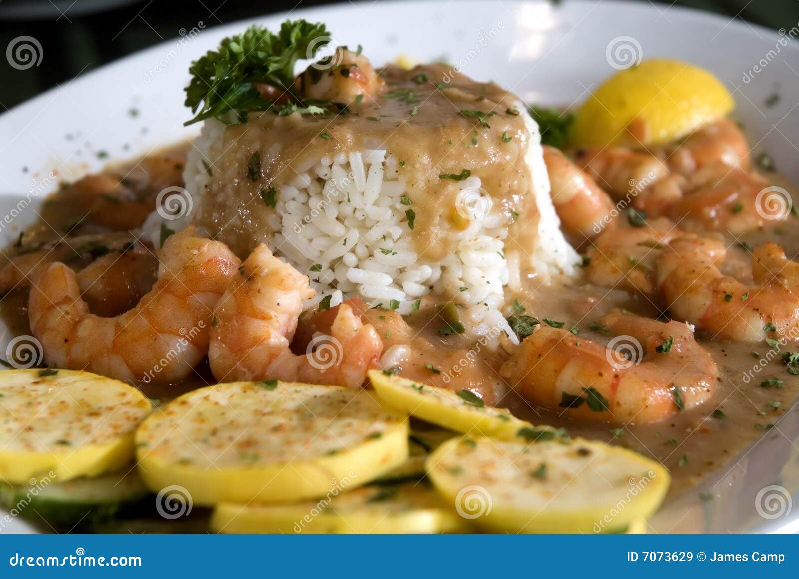 Shrimp Etouffe stock image. Image of vegetables, entree - 7073629