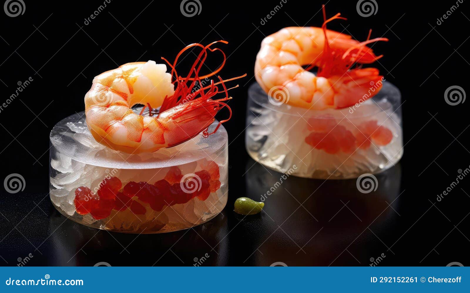 Shrimp with Ice on the Table Stock Image - Image of healthy, appetizer ...