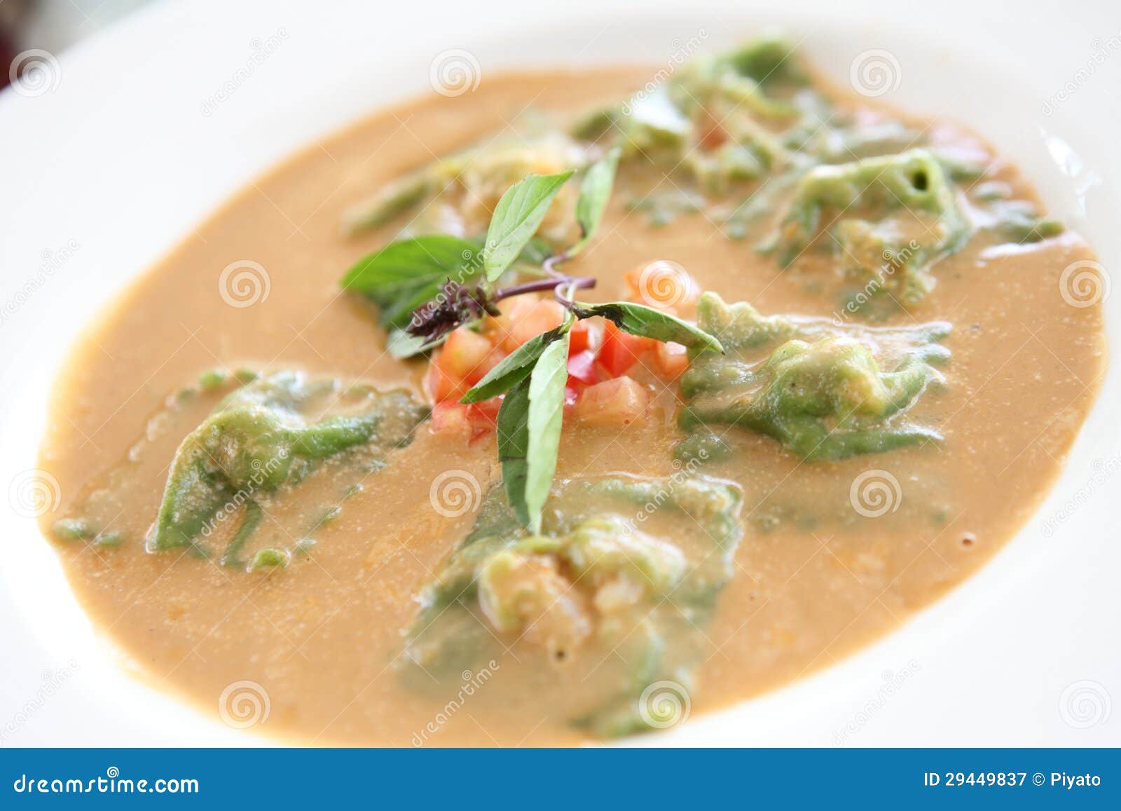 Shrimp ravioli pasta stock image. Image of lobster, korean - 29449837