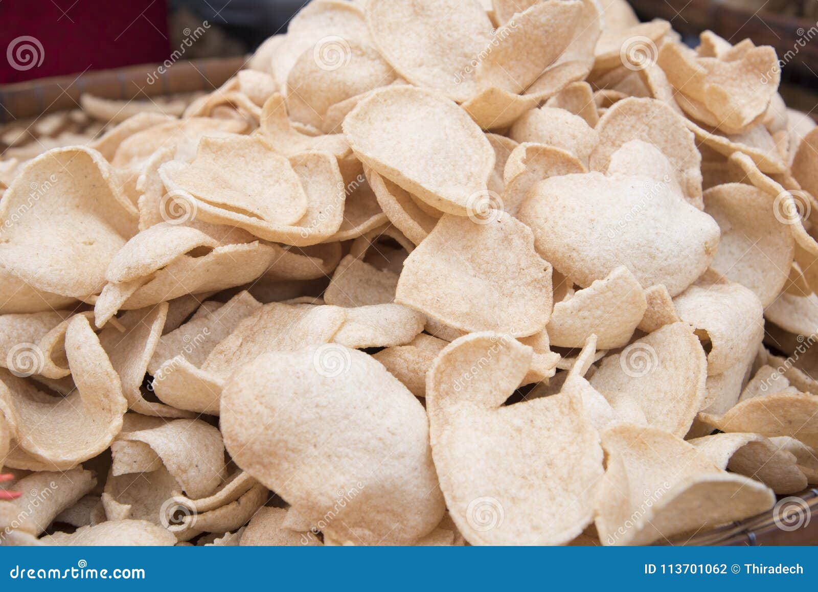 Shrimp rice cracker stock photo. Image of sweet, yellow - 113701062