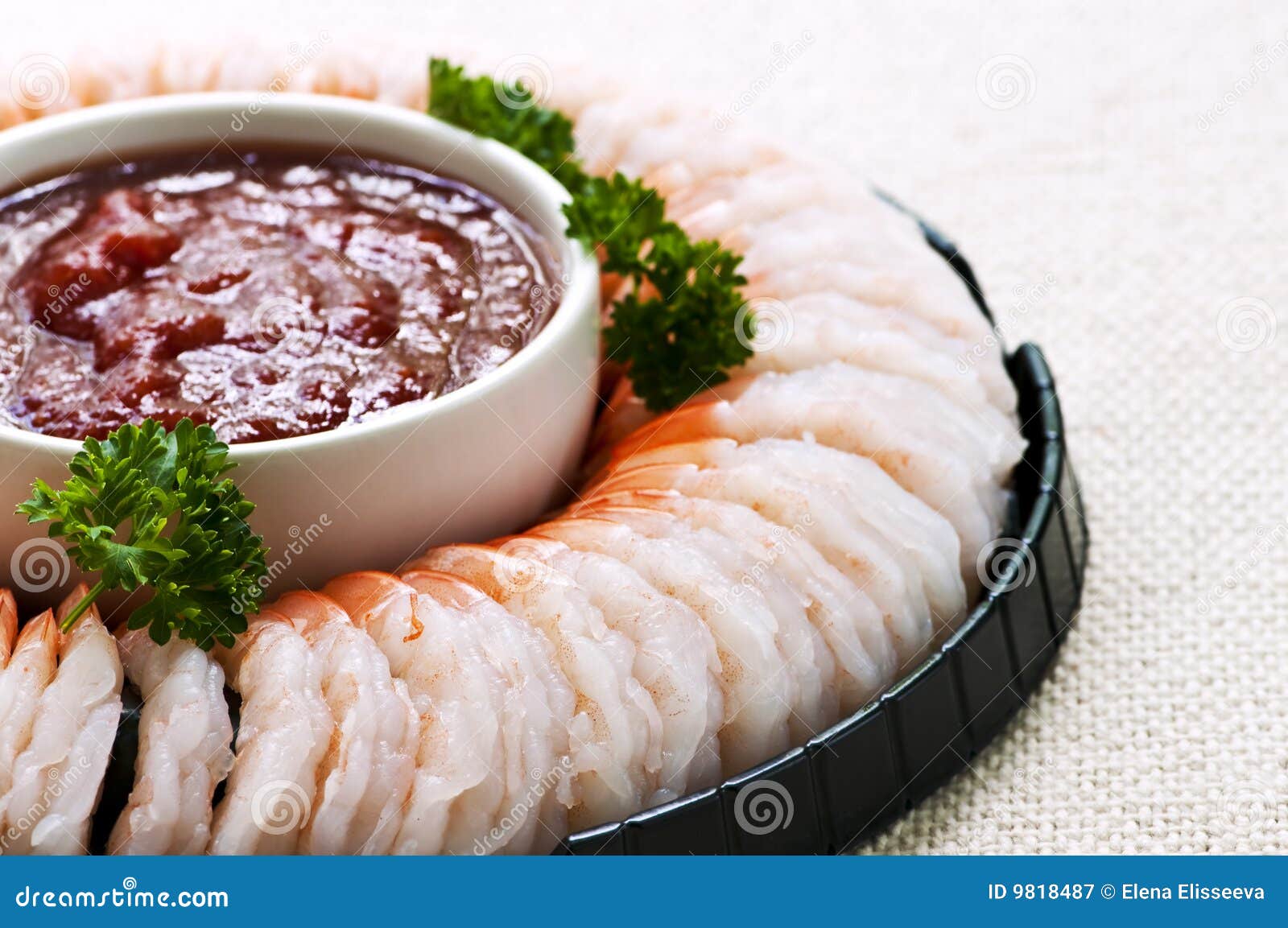 Shrimp ring stock image. Image of appetizers, cocktail - 9818487