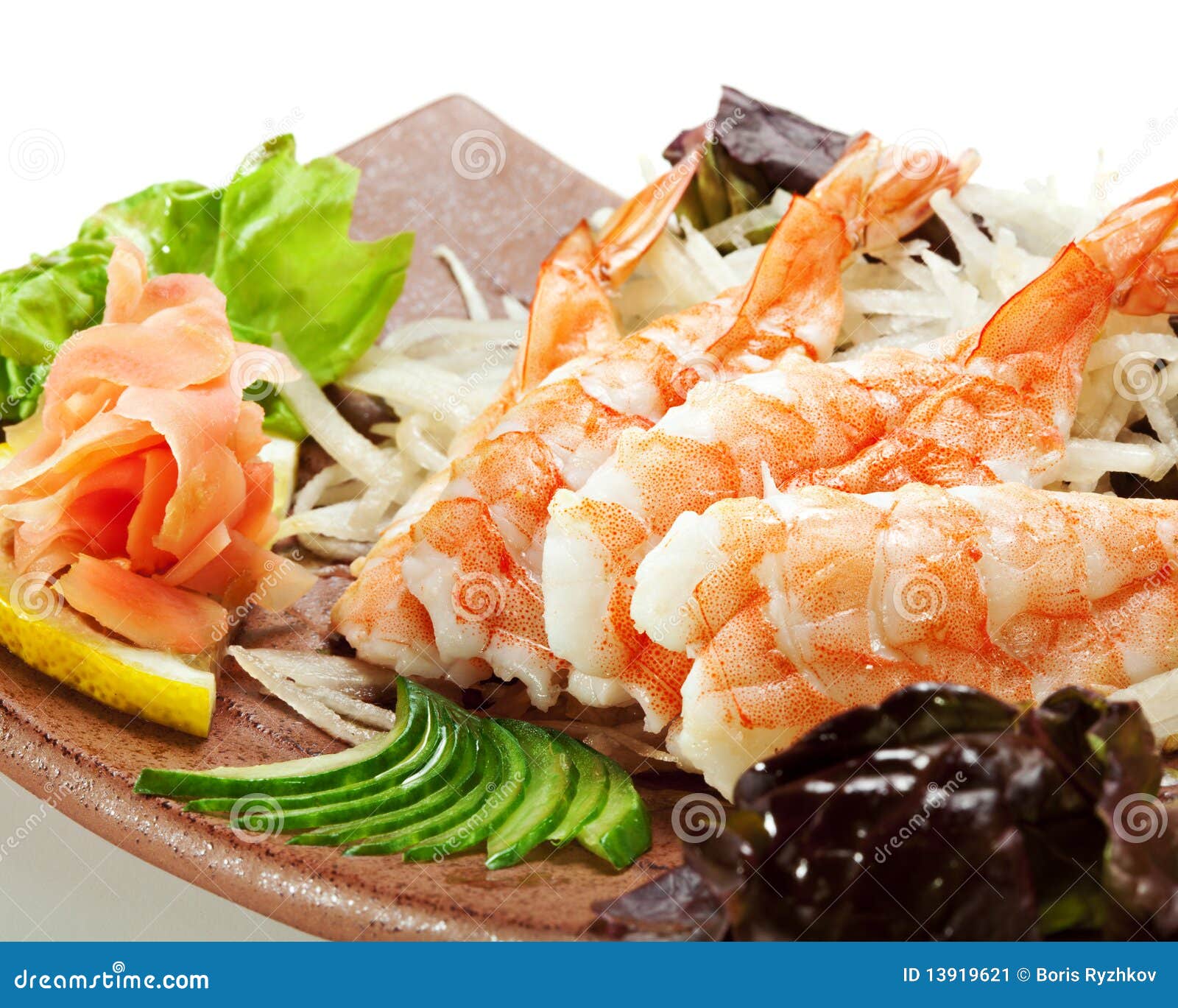 Shrimp Sashimi stock image. Image of fresh, culture, plate - 13919621