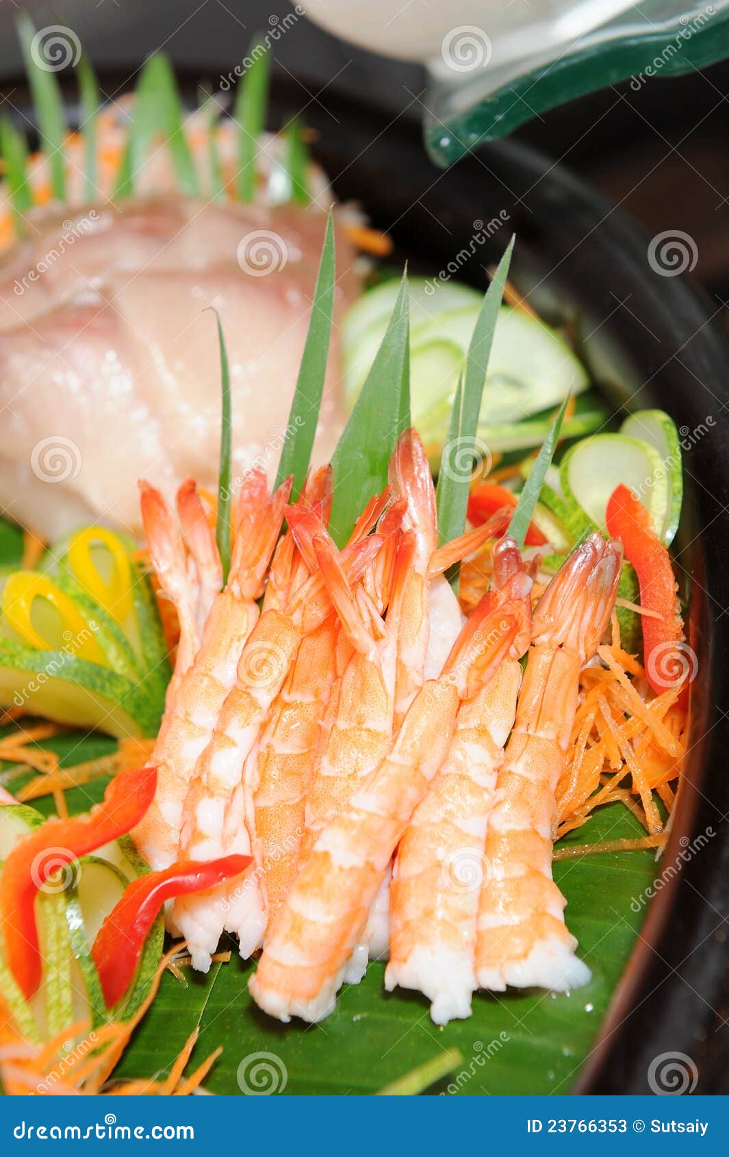 Shrimp Sashimi stock image. Image of japan, food, fish - 23766353