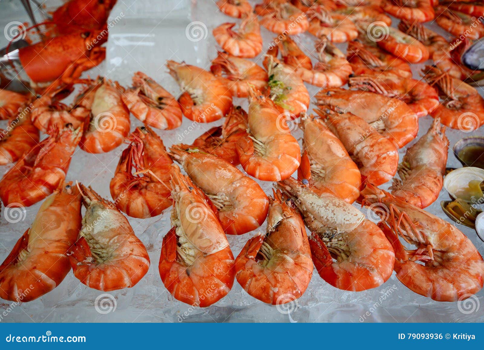 Shrimp, Seafood Buffet in Hotel Stock Photo - Image of food, restaurant ...