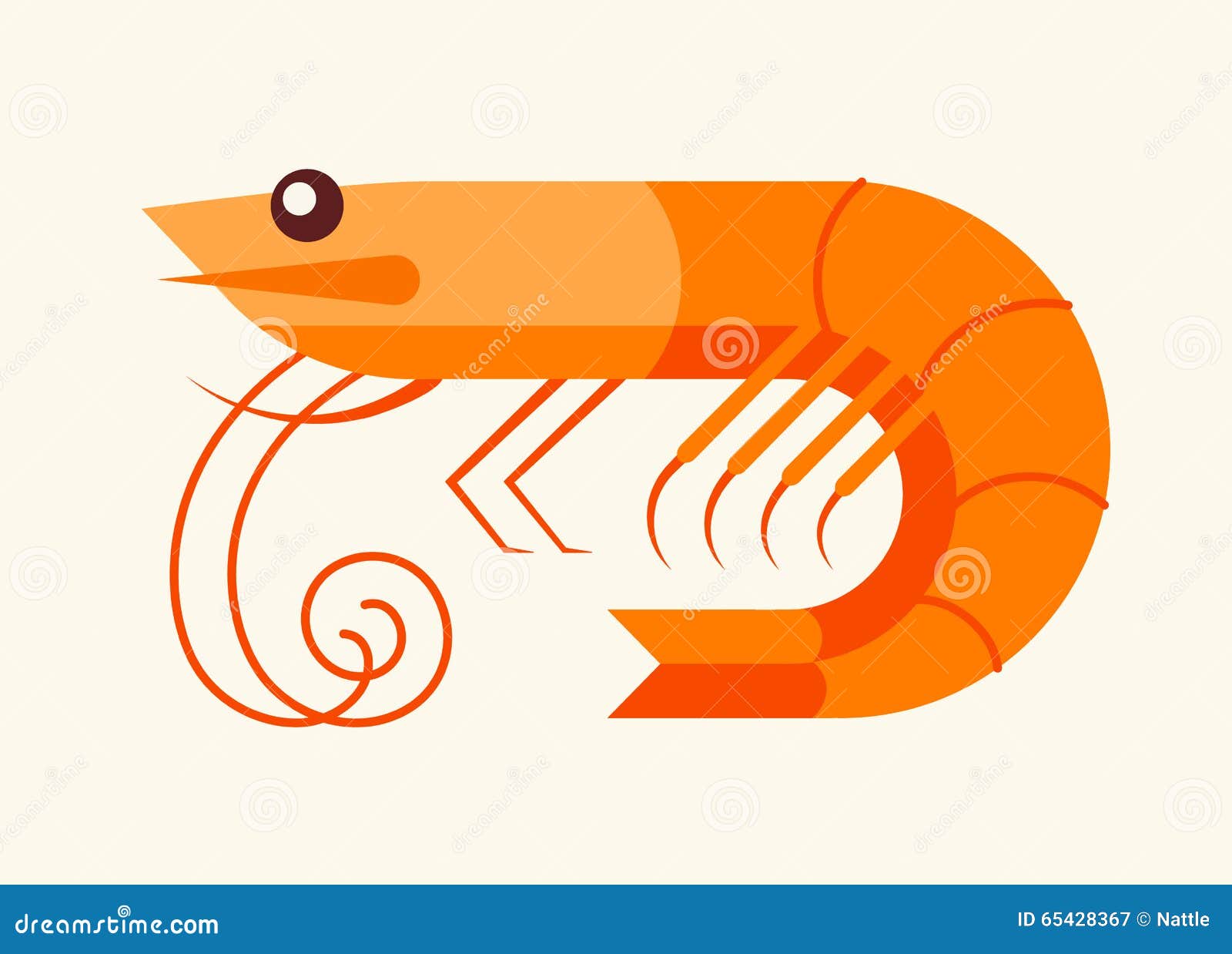 Shrimp - seafood icon stock vector. Illustration of nutrition - 65428367