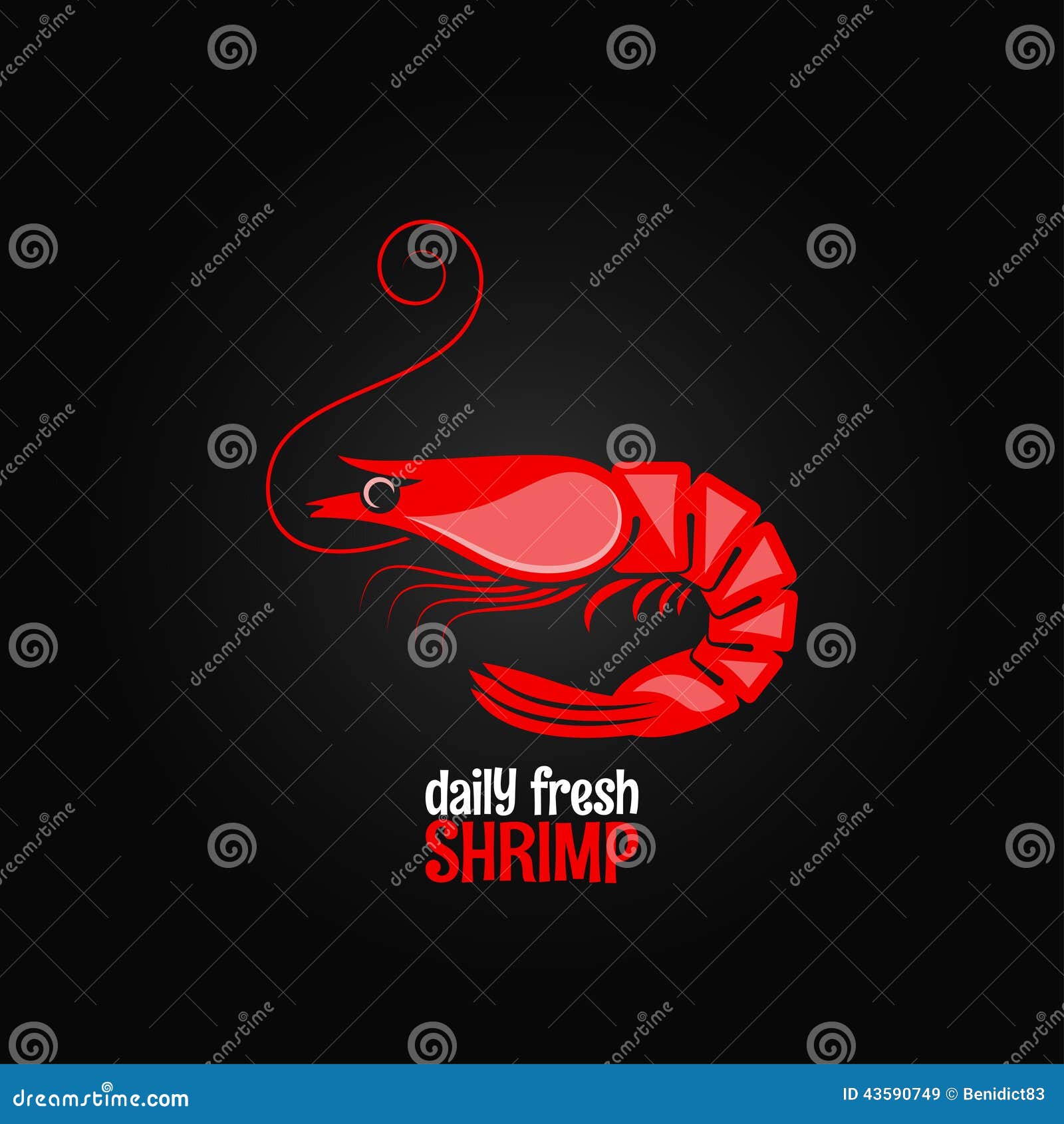Shrimp Seafood Menu Design Background Cartoon Vector | CartoonDealer ...