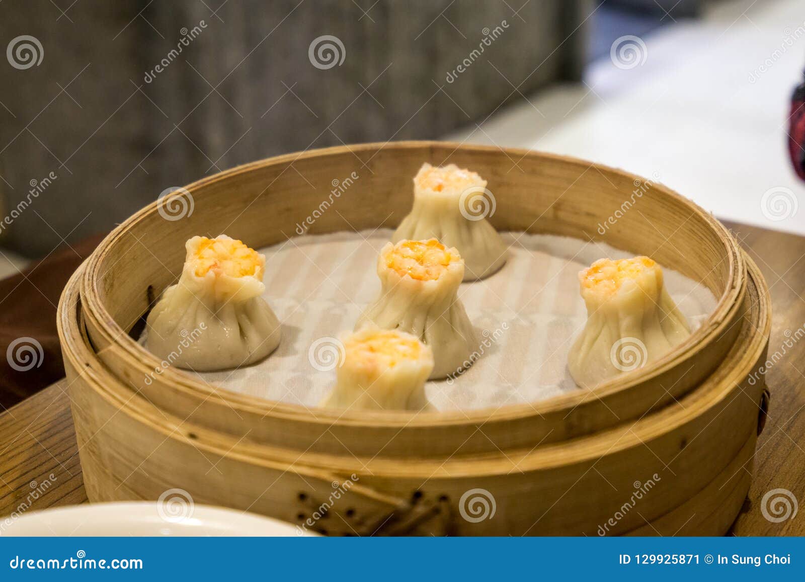 Shrimp shumai dumpling stock image. Image of fresh, local - 129925871