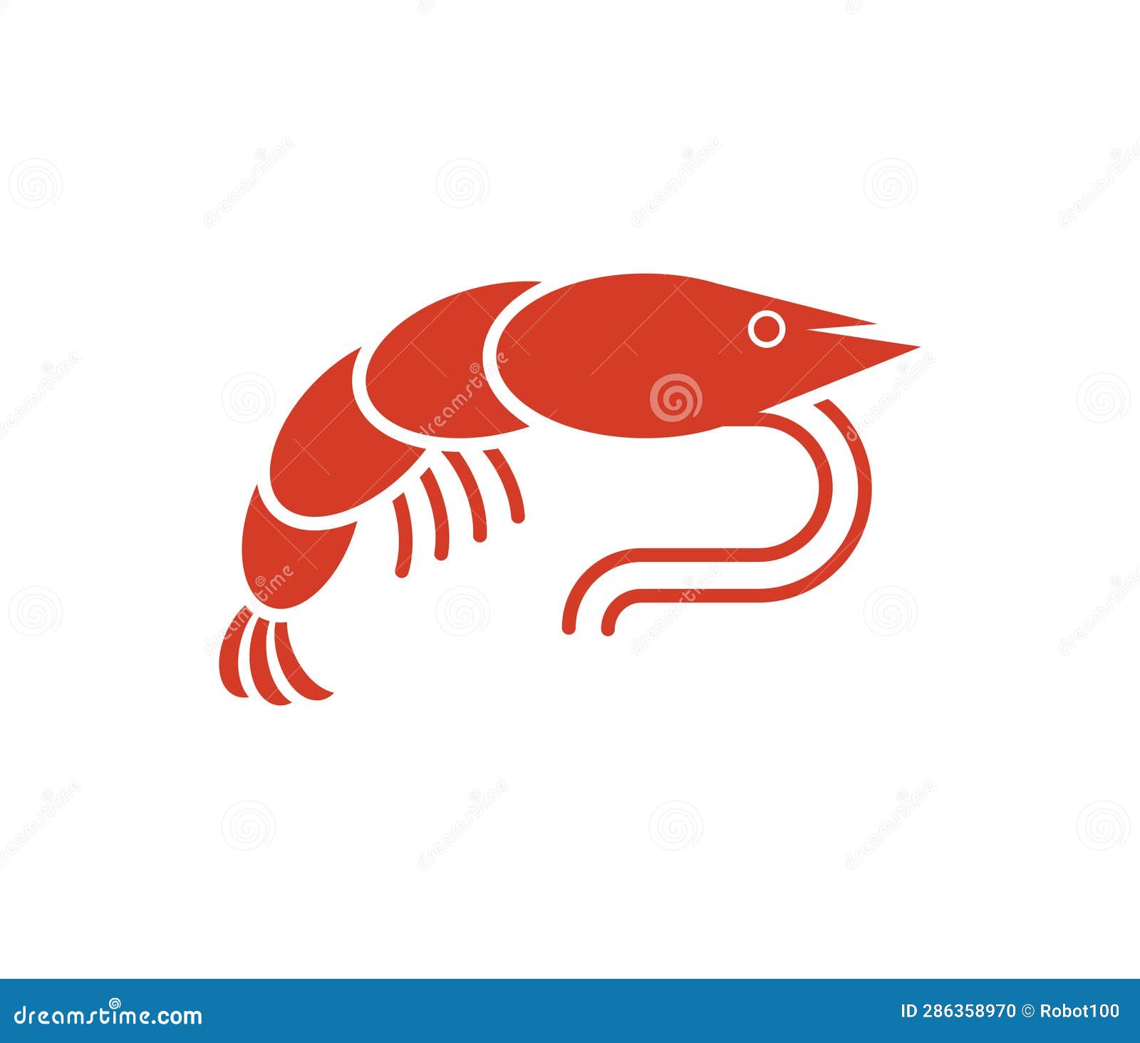 Shrimp Sign Symbol. Sea Shrimp Icon Stock Vector - Illustration of meal ...