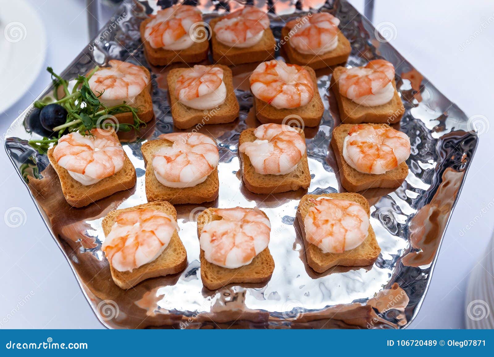 Shrimp Snacks on Buffet Table Stock Image - Image of meat, meal: 106720489