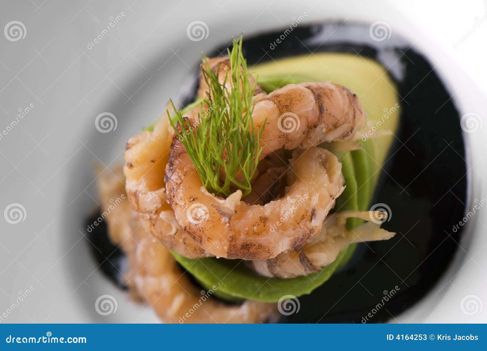 Shrimp starter stock image. Image of food, shrimp, starter - 4164253