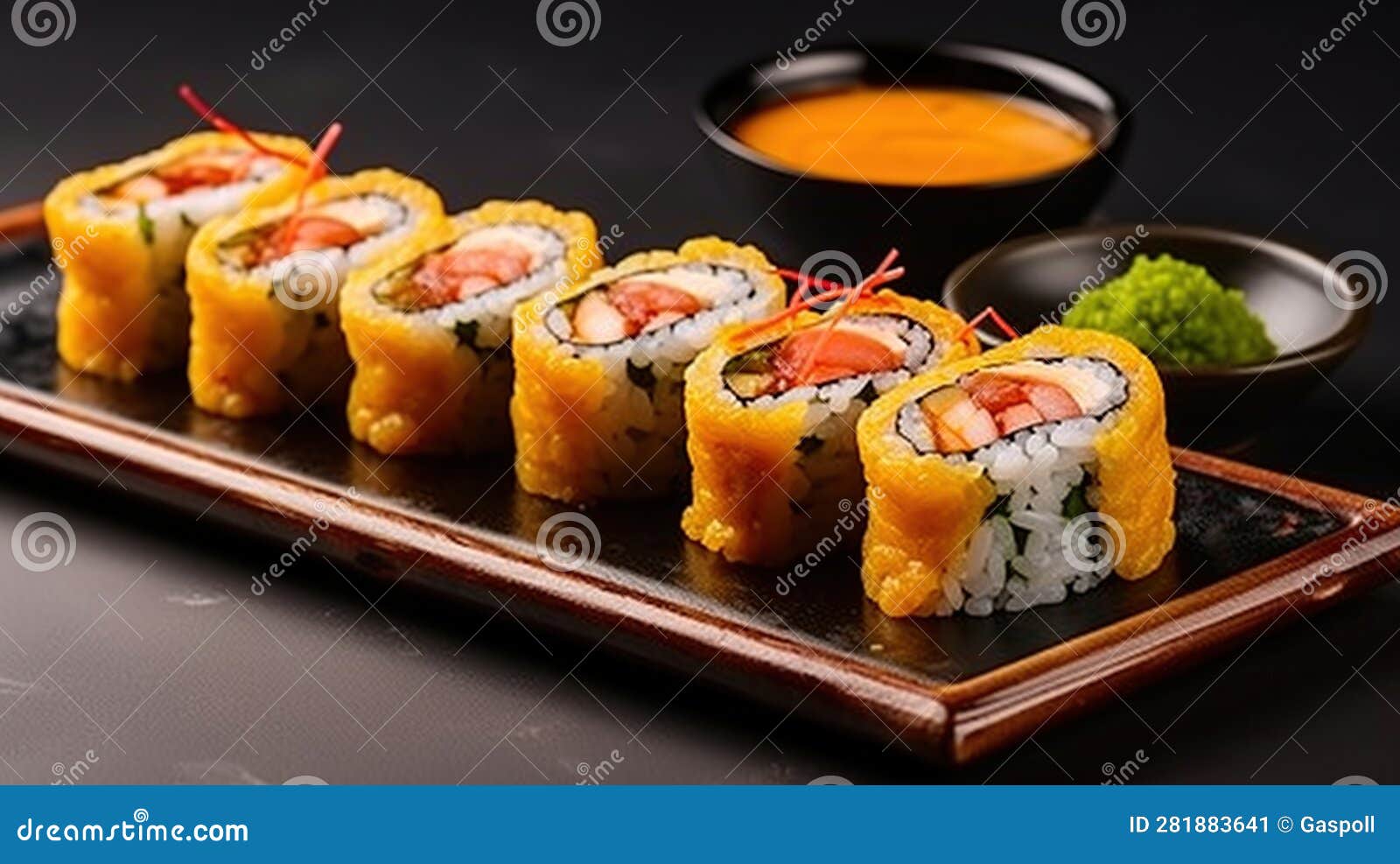 Shrimp-Stuffed Deep-Fried Sushi Rolls for a Hot and Flavorful Bite ...