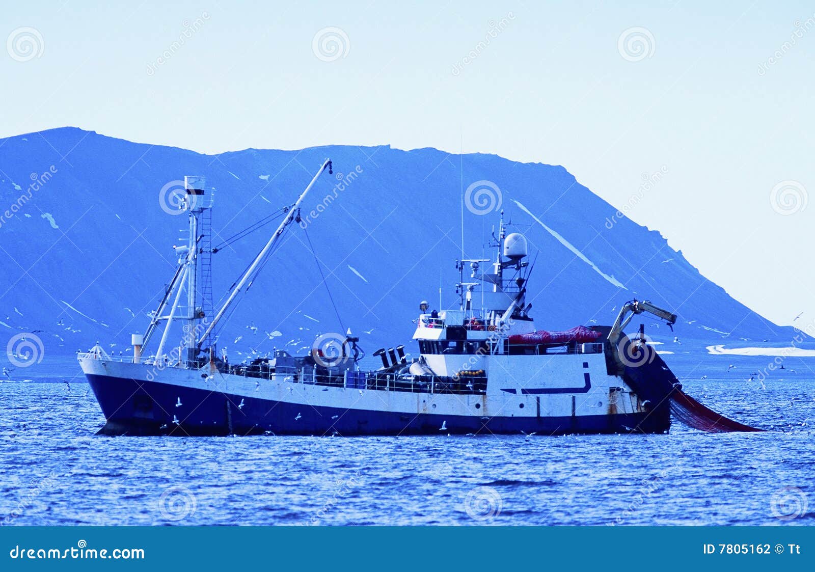 Shrimp trawler stock photo. Image of russia, coast, scenic - 7805162