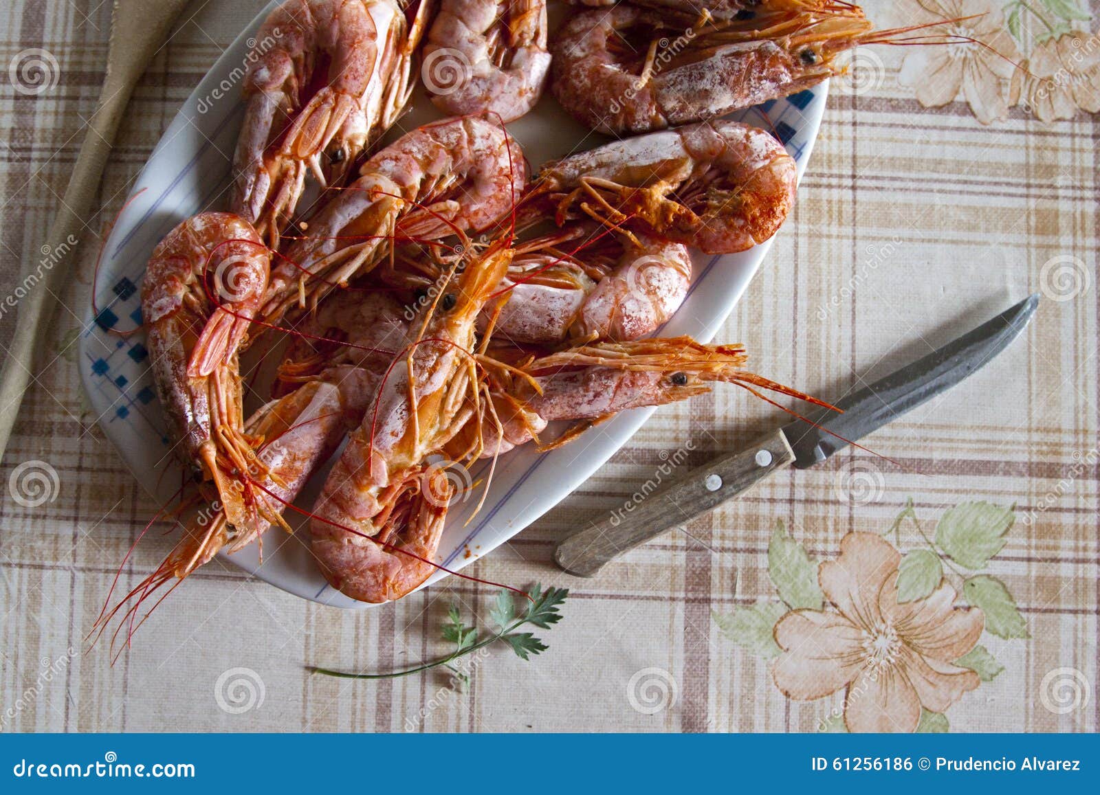 Shrimp tray stock photo. Image of rustic, shrimp, traditional - 61256186