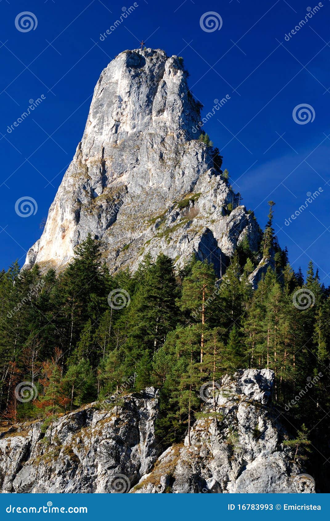 Shrine Rock, Carpathian Mountains Stock Image - Image of tourism ...