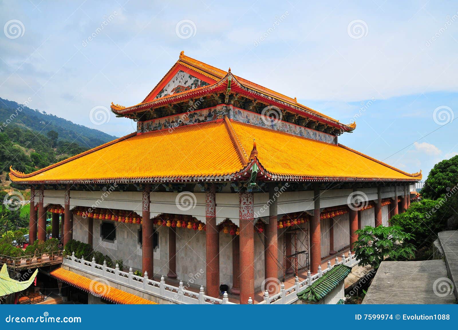 Shrine in Temple stock photo. Image of outdoor, praying - 7599974