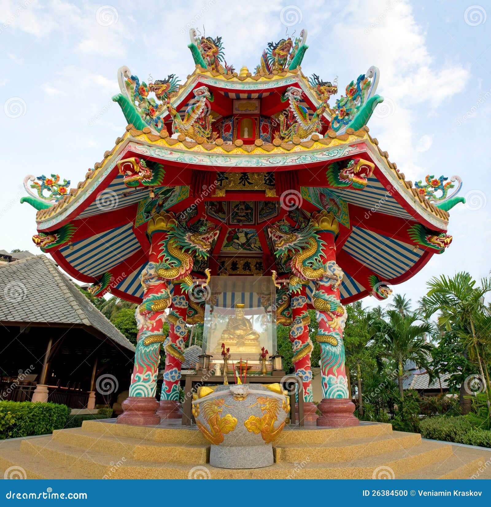 Shrine in Thailand stock photo. Image of building, asian - 26384500