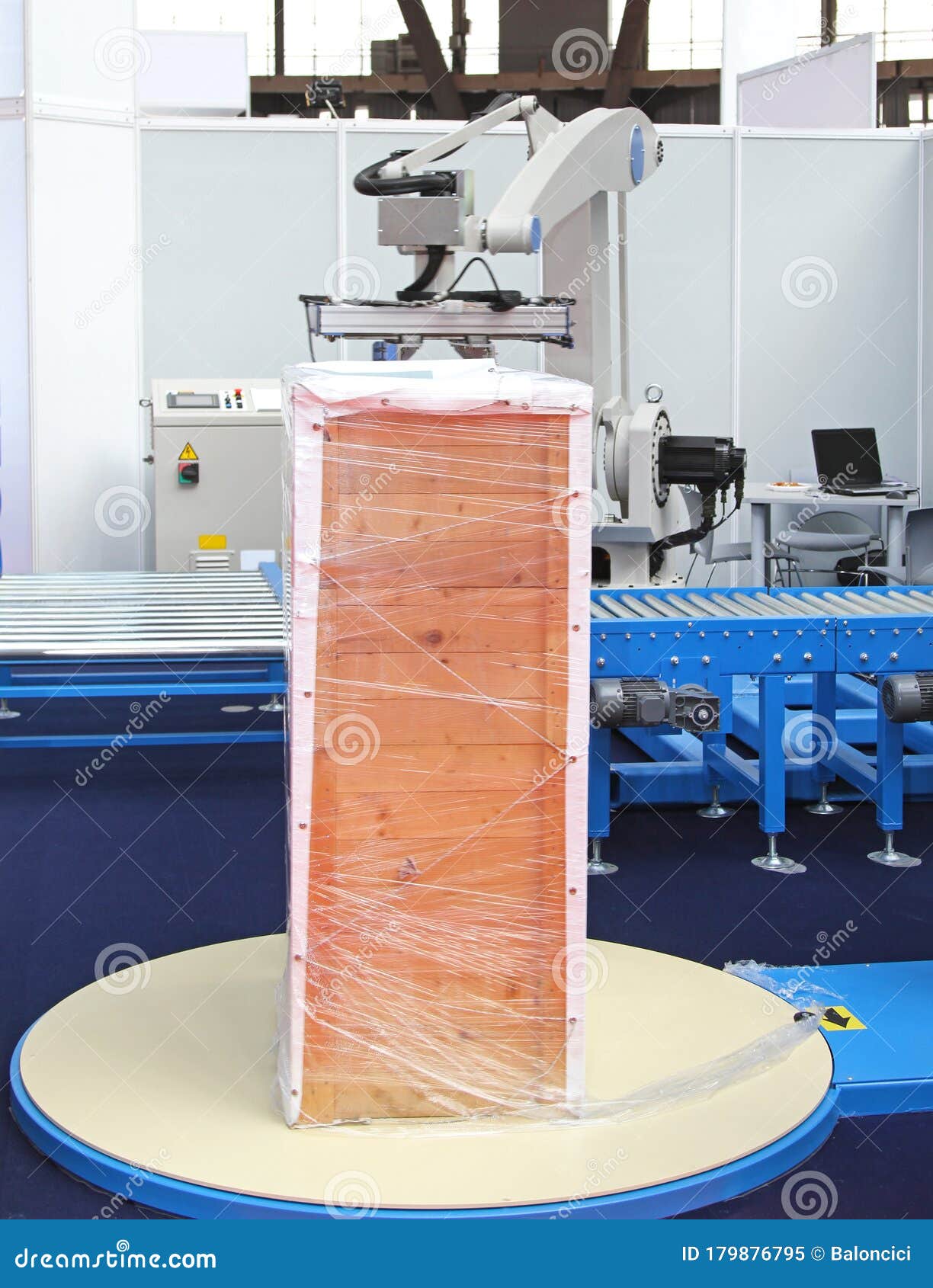 Shrink Packaging Machine stock image. Image of shrink - 179876795