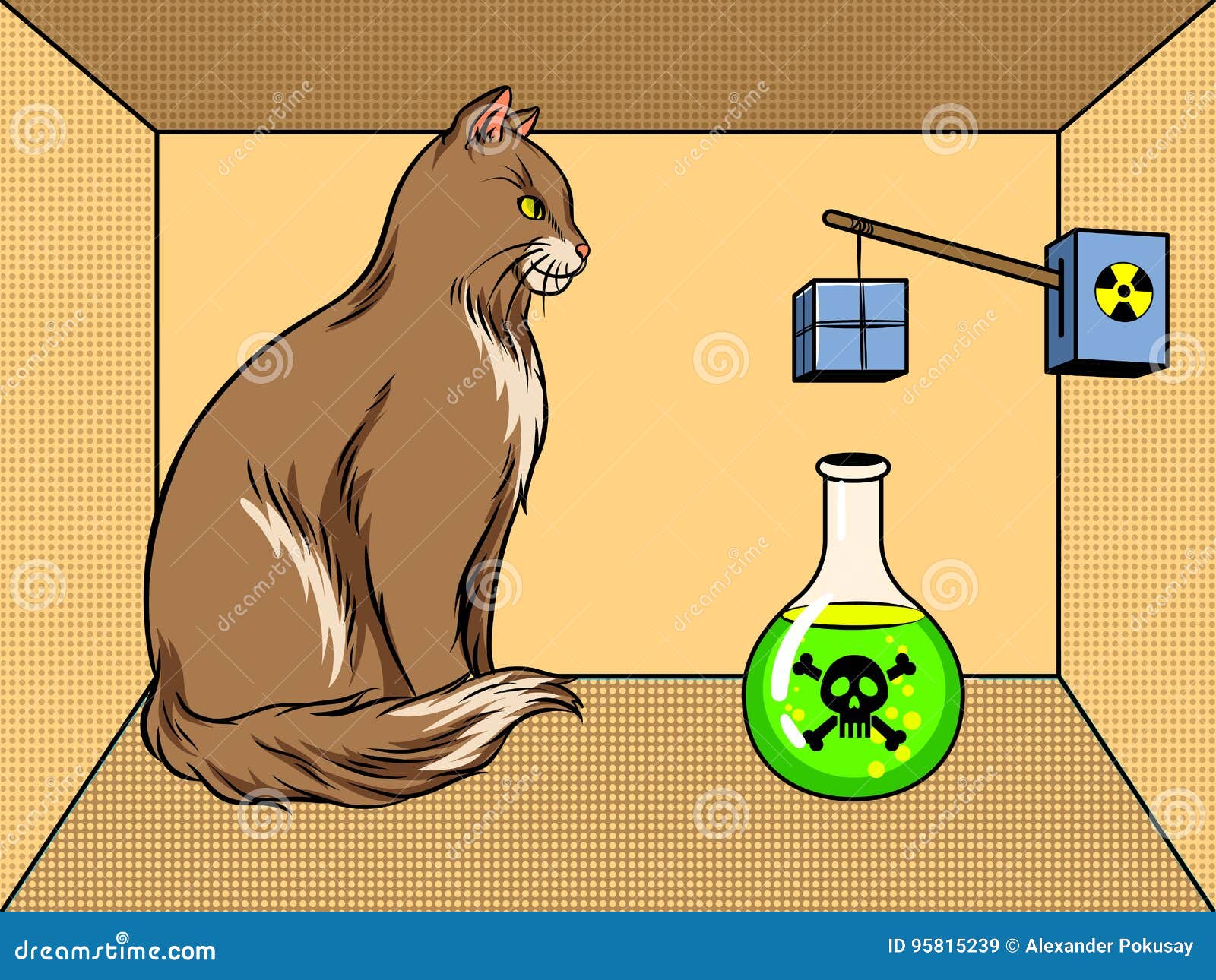 Schrodingers Cat Cartoon