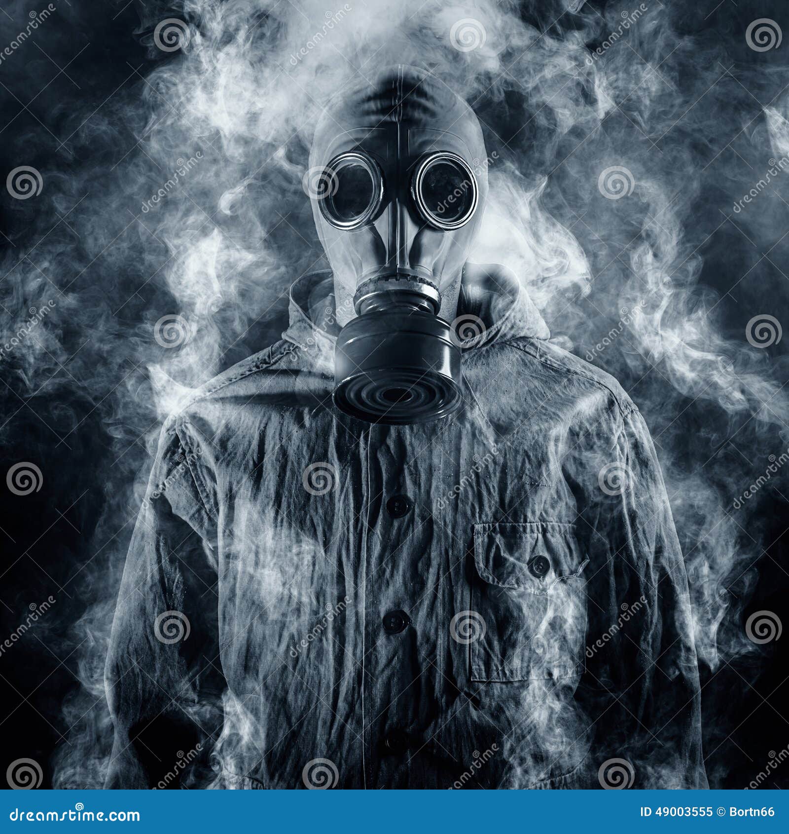 Shrouded in smoke stock image. Image of fear, chemical - 49003555
