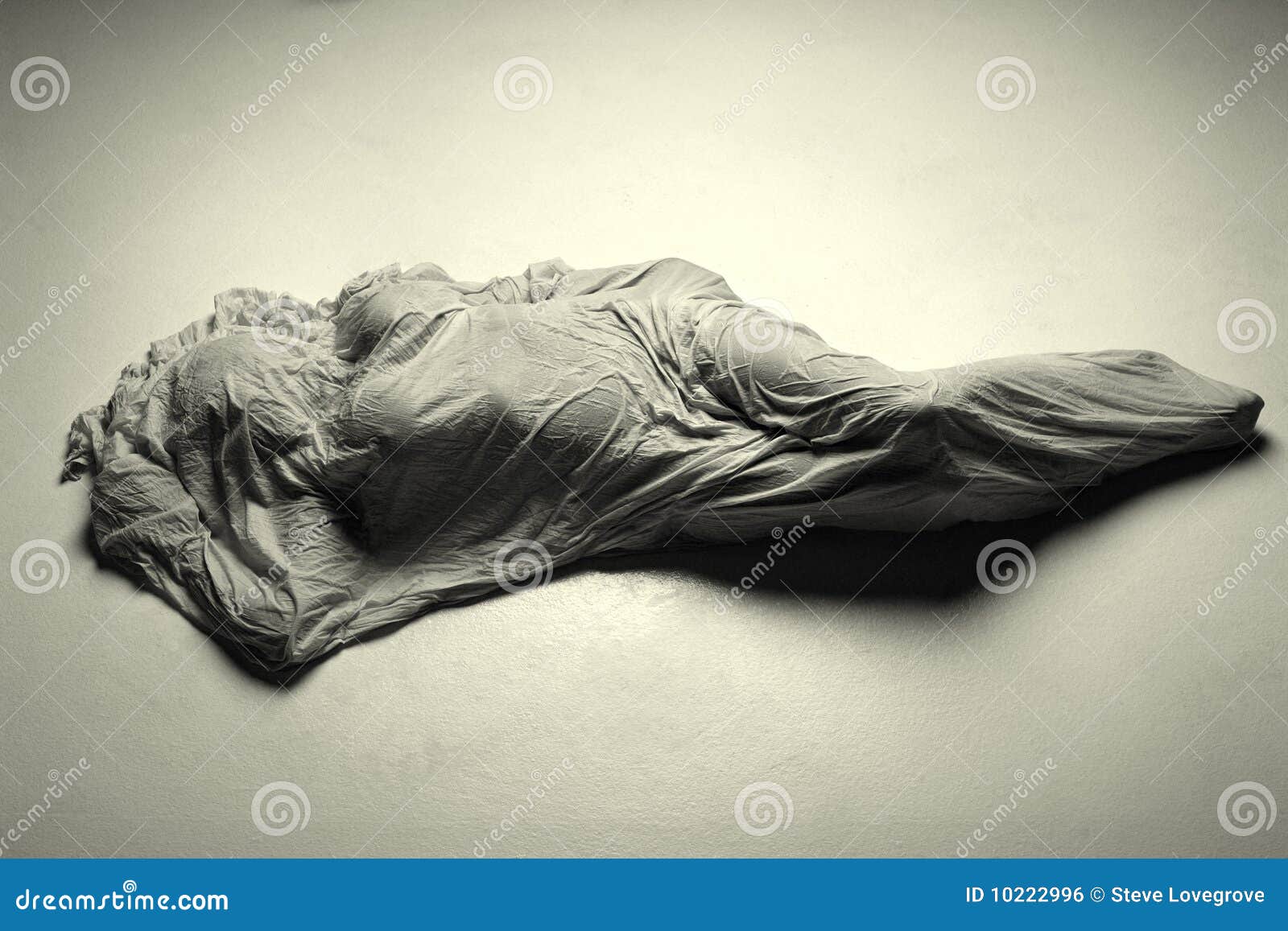 Shrouded Woman stock photo. Image of strange, cloth, shroud - 10222996