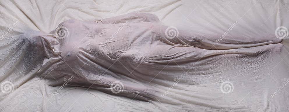 Shrouded Woman stock photo. Image of female, cheesecloth - 15515506