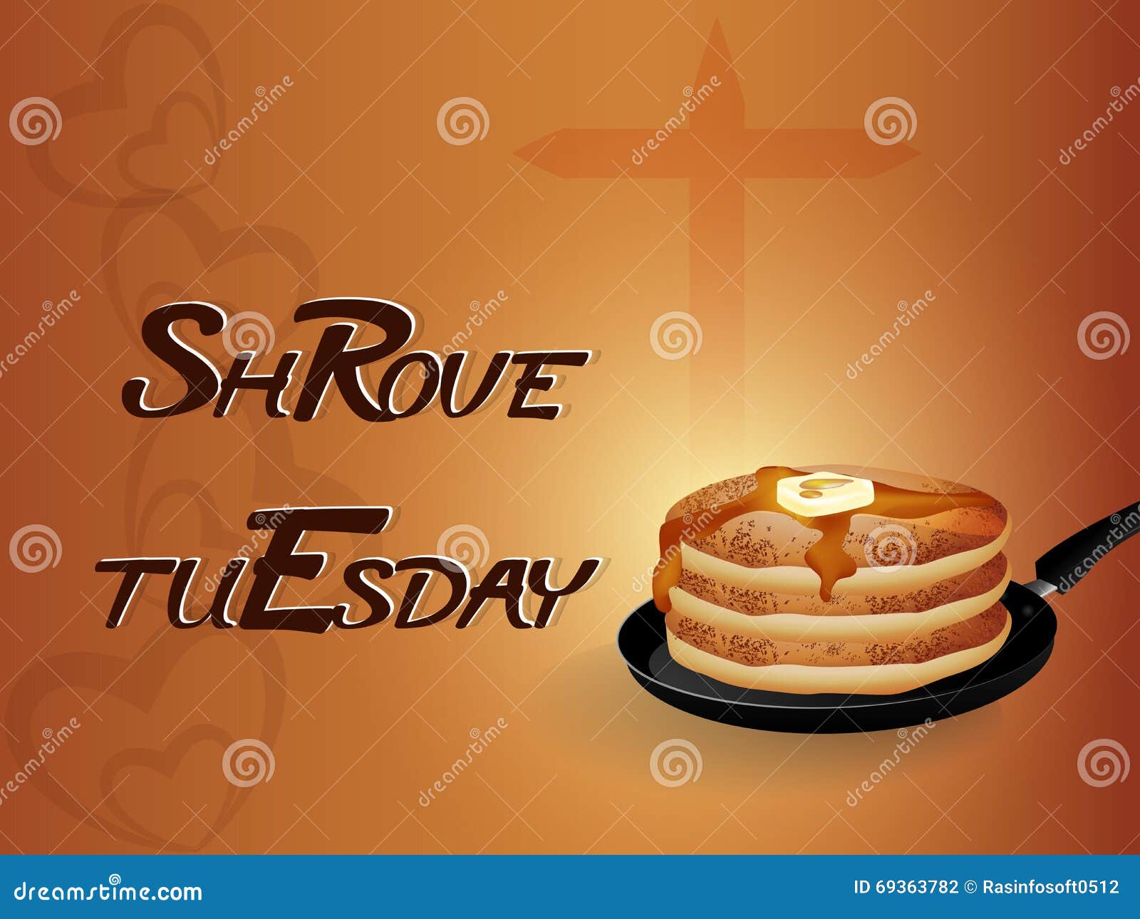 Shrove Tuesday Abstract stock illustration. Illustration of gourmet ...