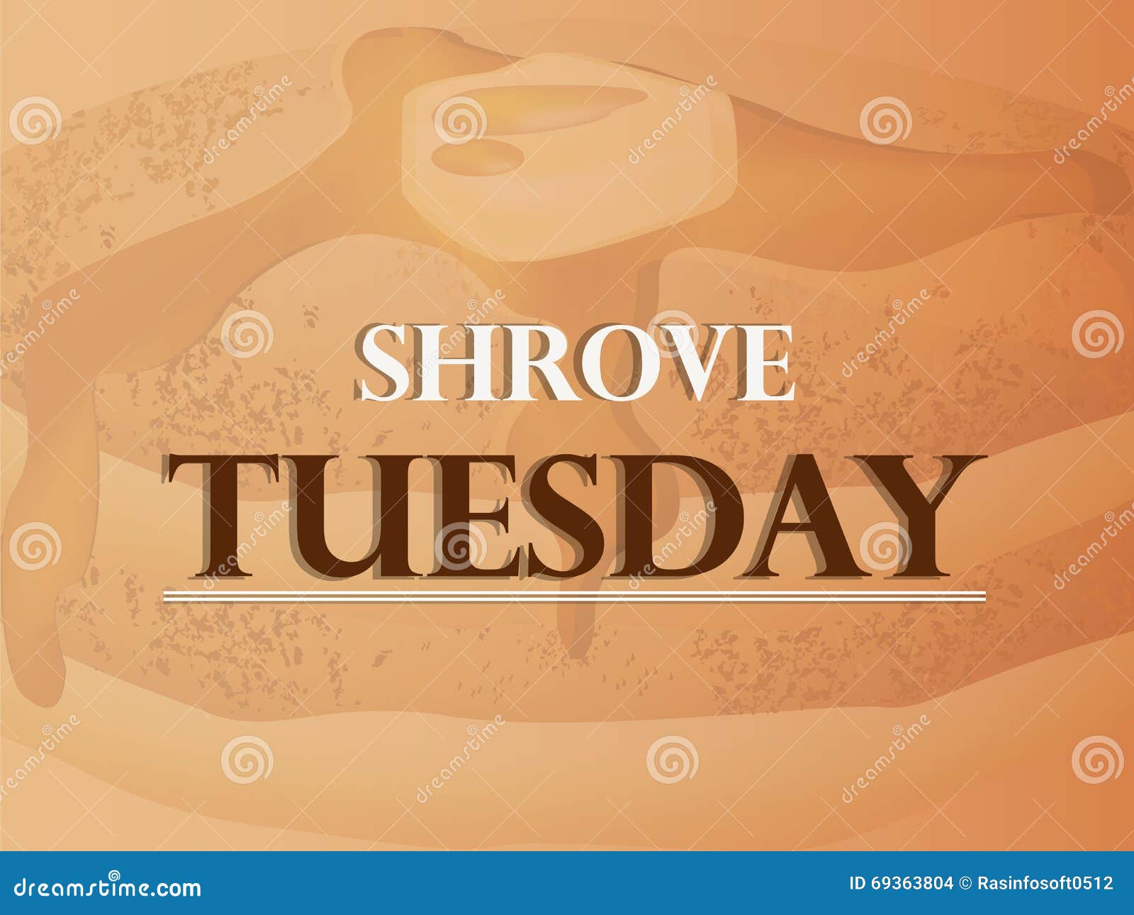 Shrove Tuesday Abstract stock illustration. Illustration of appetizing ...