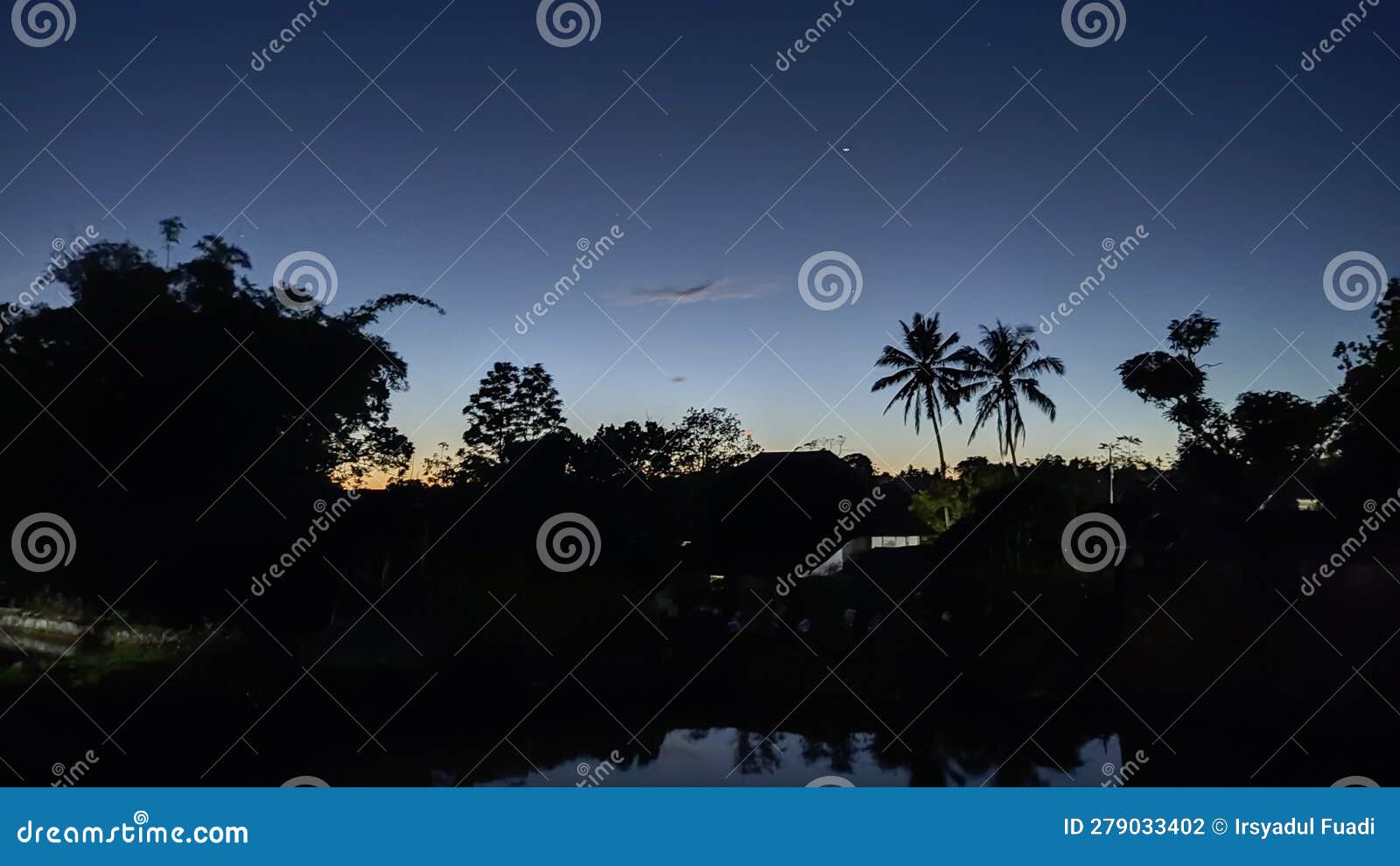 After Shubuh Prayer, when Sunrise is Coming Stock Photo - Image of ...