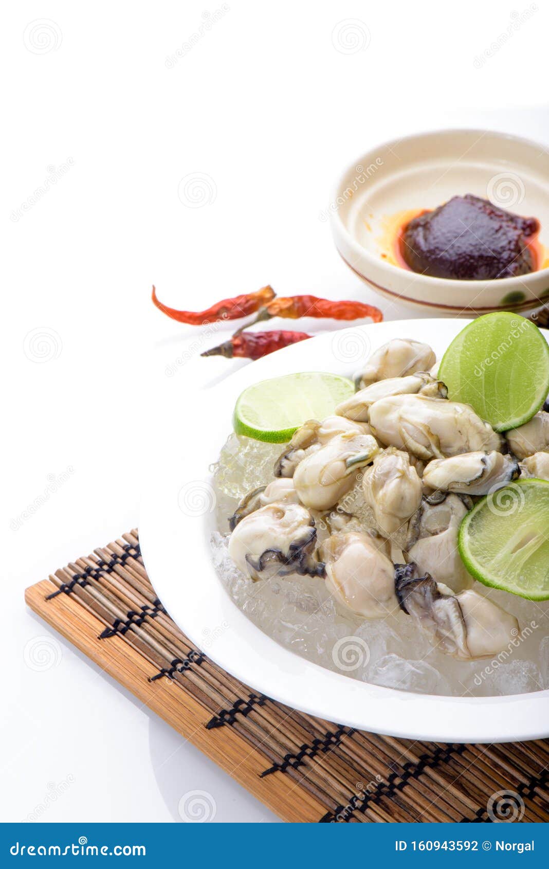 Shucked fresh oysters stock photo. Image of eating, seafood - 160943592