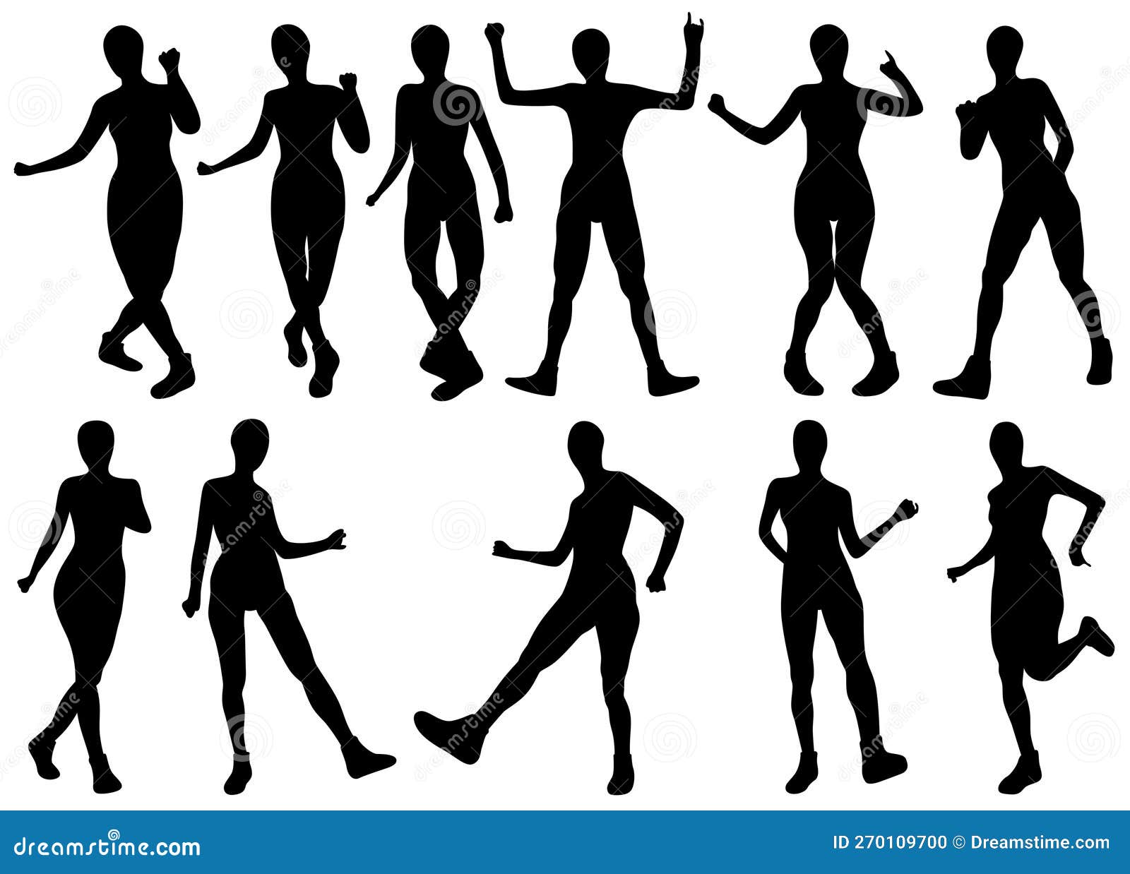 Shuffle Dance Silhouettes Stock Photography | CartoonDealer.com #270109700 Shuffle Dance Silhouettes Stock Photography | CartoonDealer.com #270109700