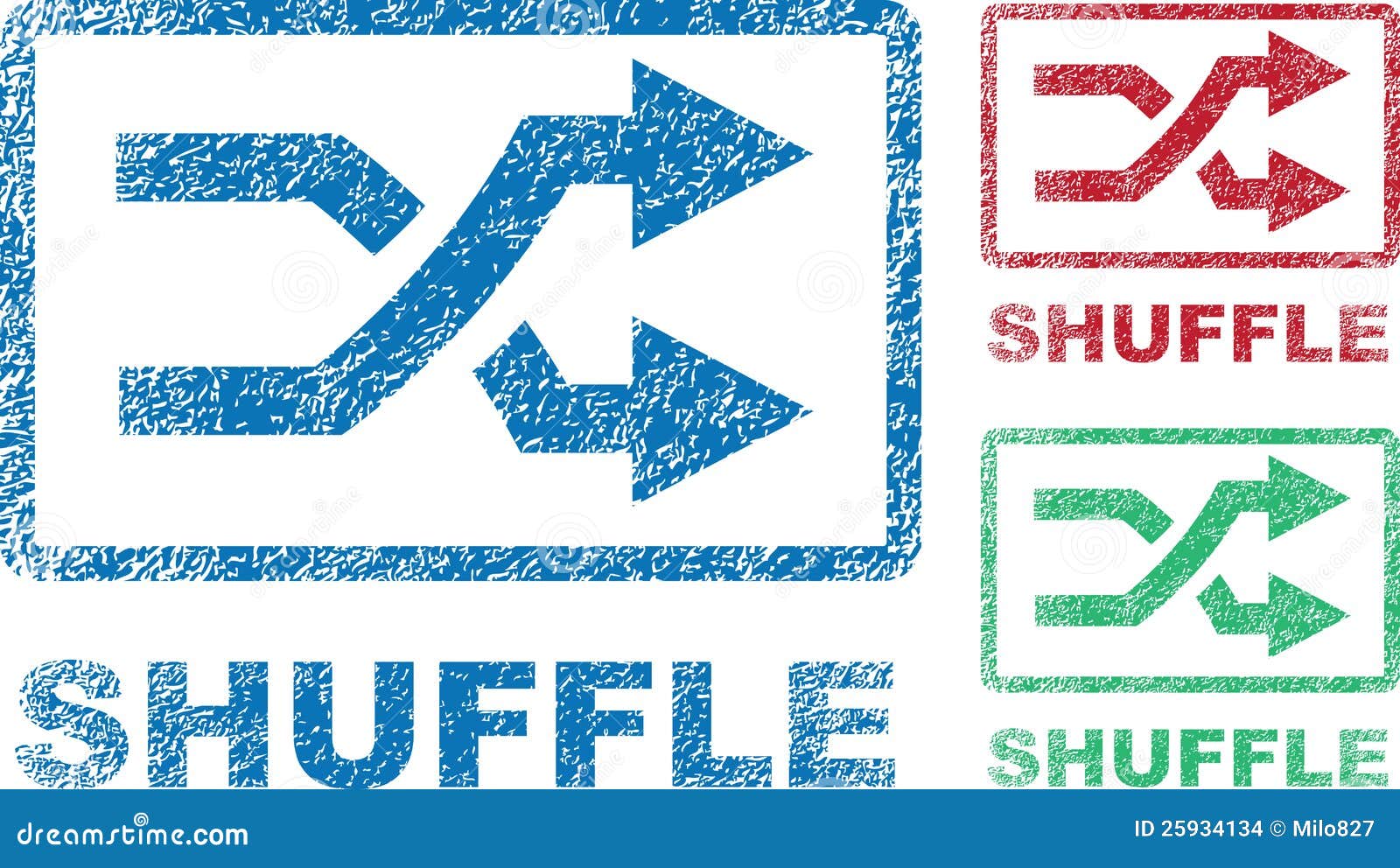 Shuffle Icons stock vector. Illustration of shuffle, songs - 25934134