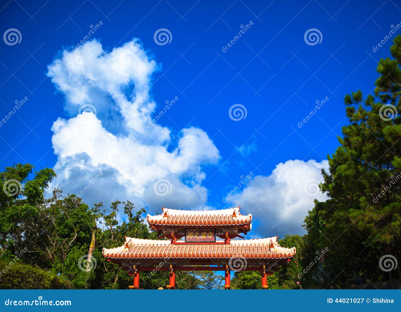 Shurei Gate in Shuri Castle Stock Image - Image of decoration, asia ...