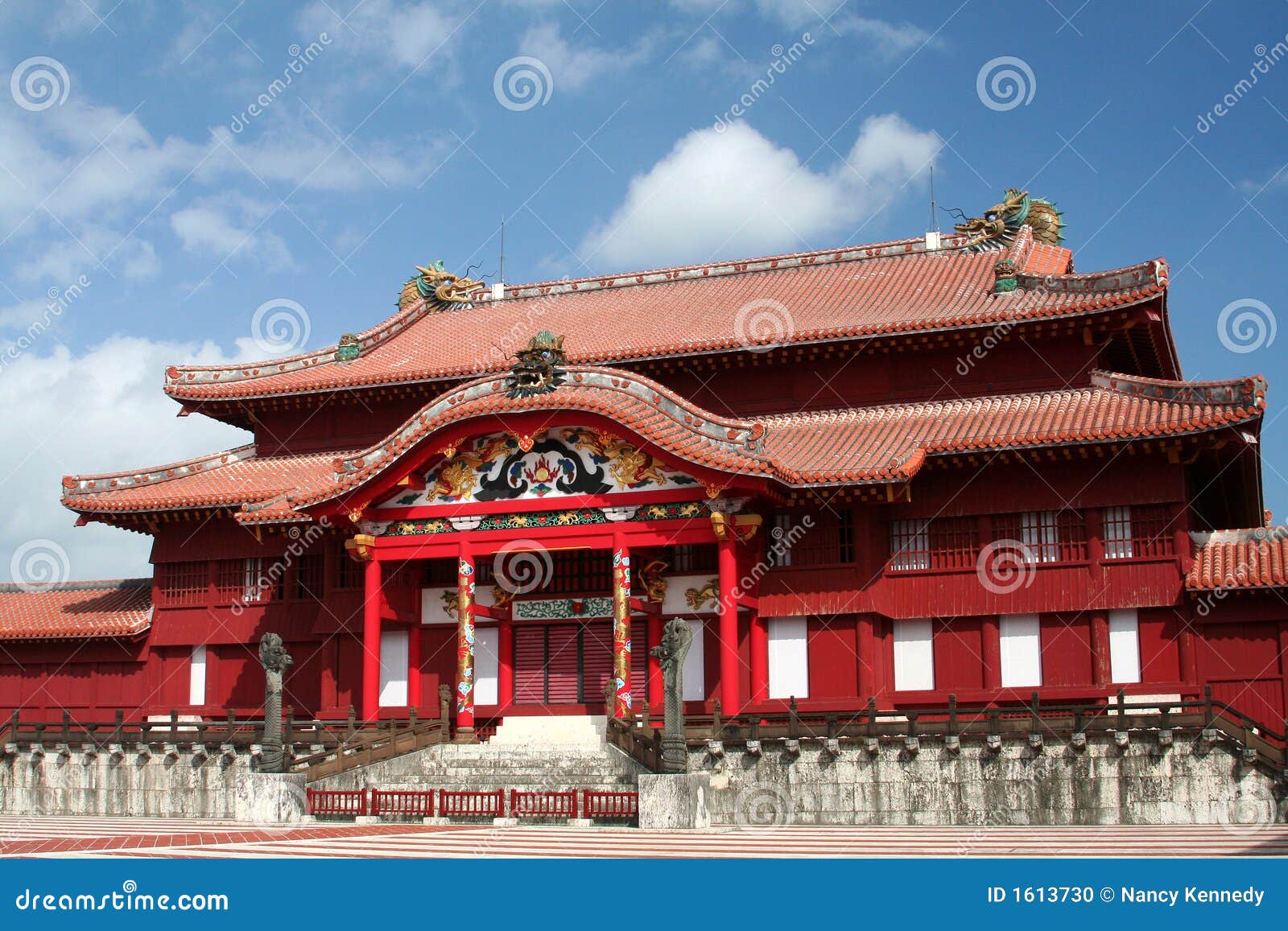 Shuri Castle, A Ryukyuan Gusuku In Shuri, Okinawa Royalty-Free Stock ...