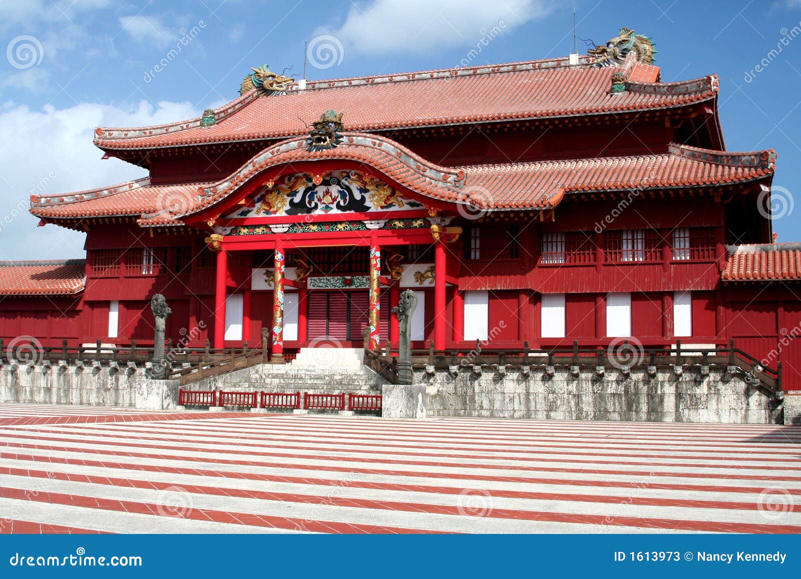 Shuri Castle stock image. Image of architecture, kingdom - 1613973
