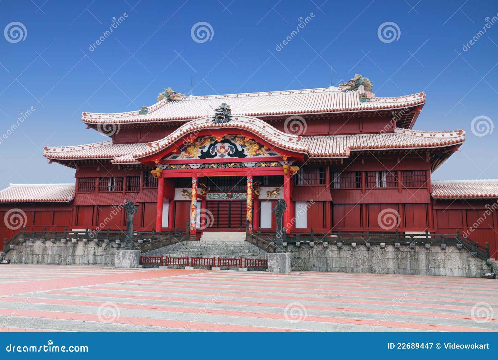 Shuri Castle in Okinawa, Japan Stock Image - Image of gateway, entrance ...