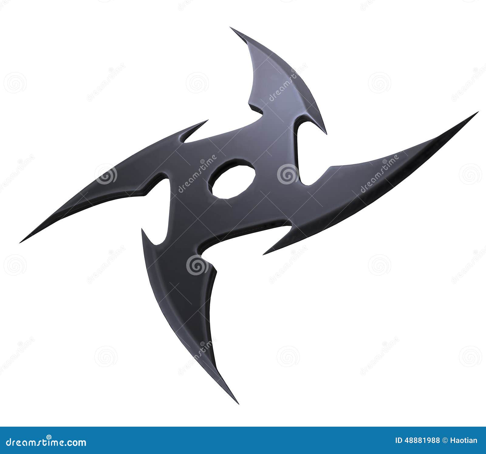 Shuriken stock illustration. Illustration of shuriken - 48881988