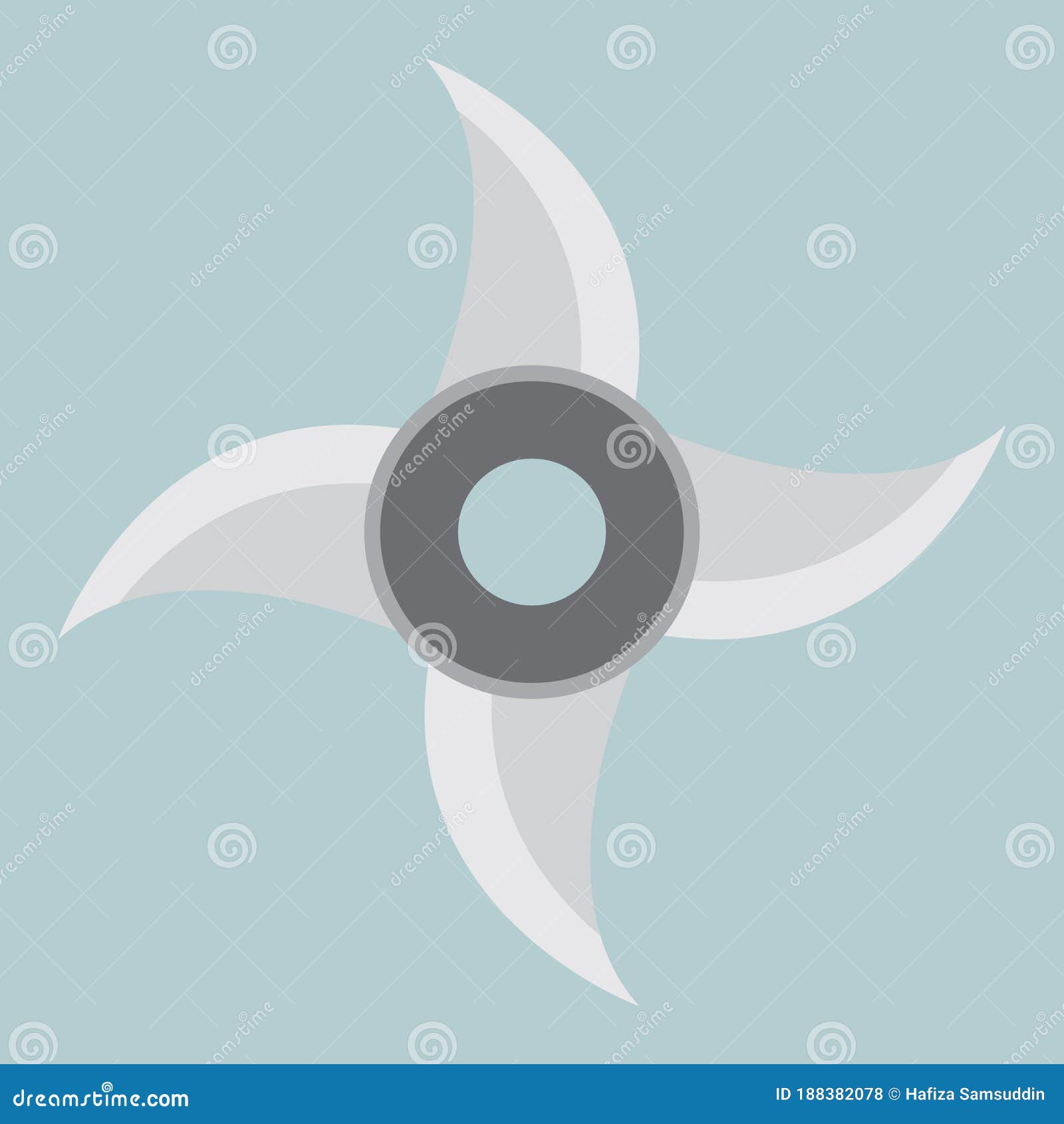 Shuriken. Vector Illustration Decorative Design Stock Vector ...