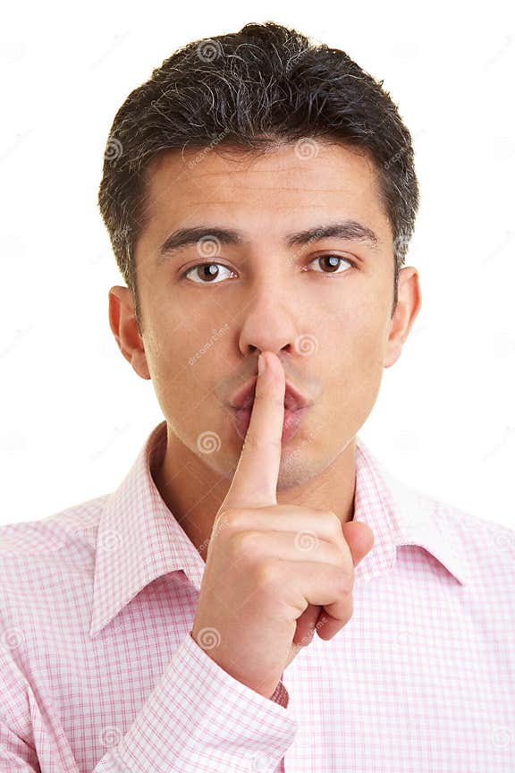 Shush stock photo. Image of face, portrait, people, request - 10389558