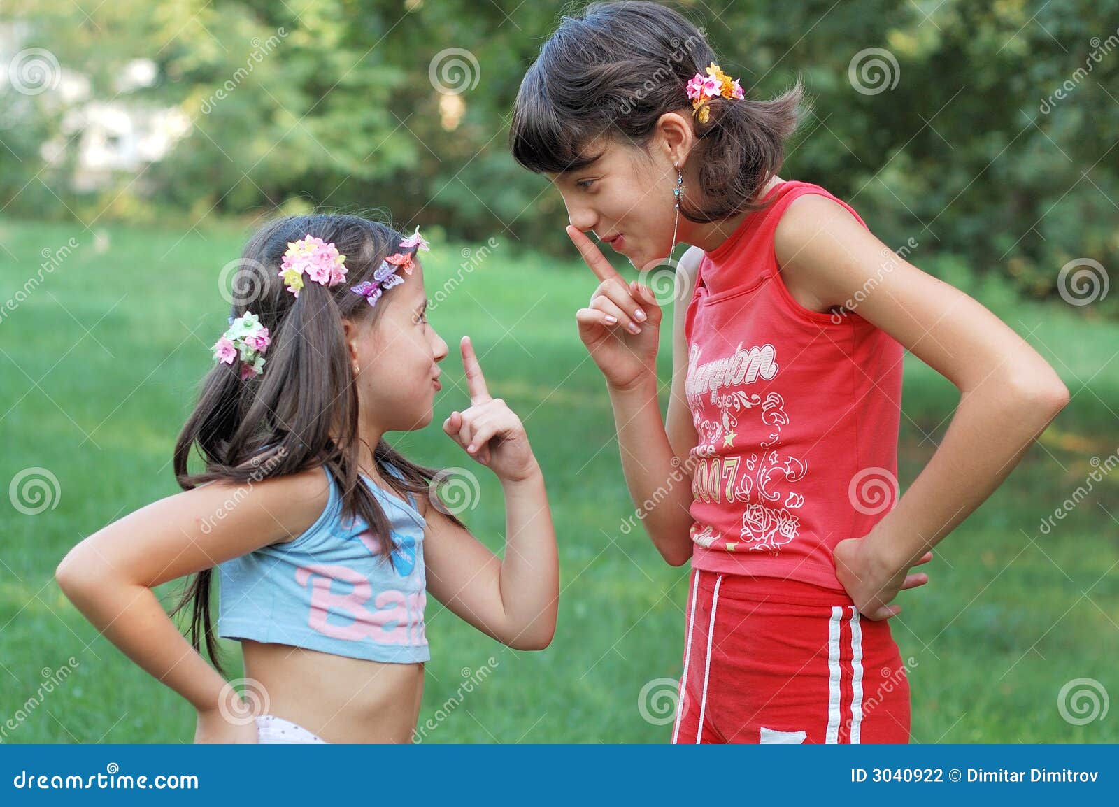 Shush! stock photo. Image of female, hush, portrait, finger - 3040922