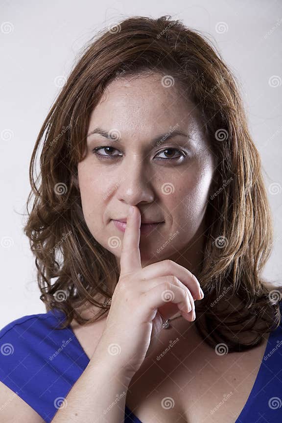 Shushing Woman stock image. Image of camera, gesture - 11279709